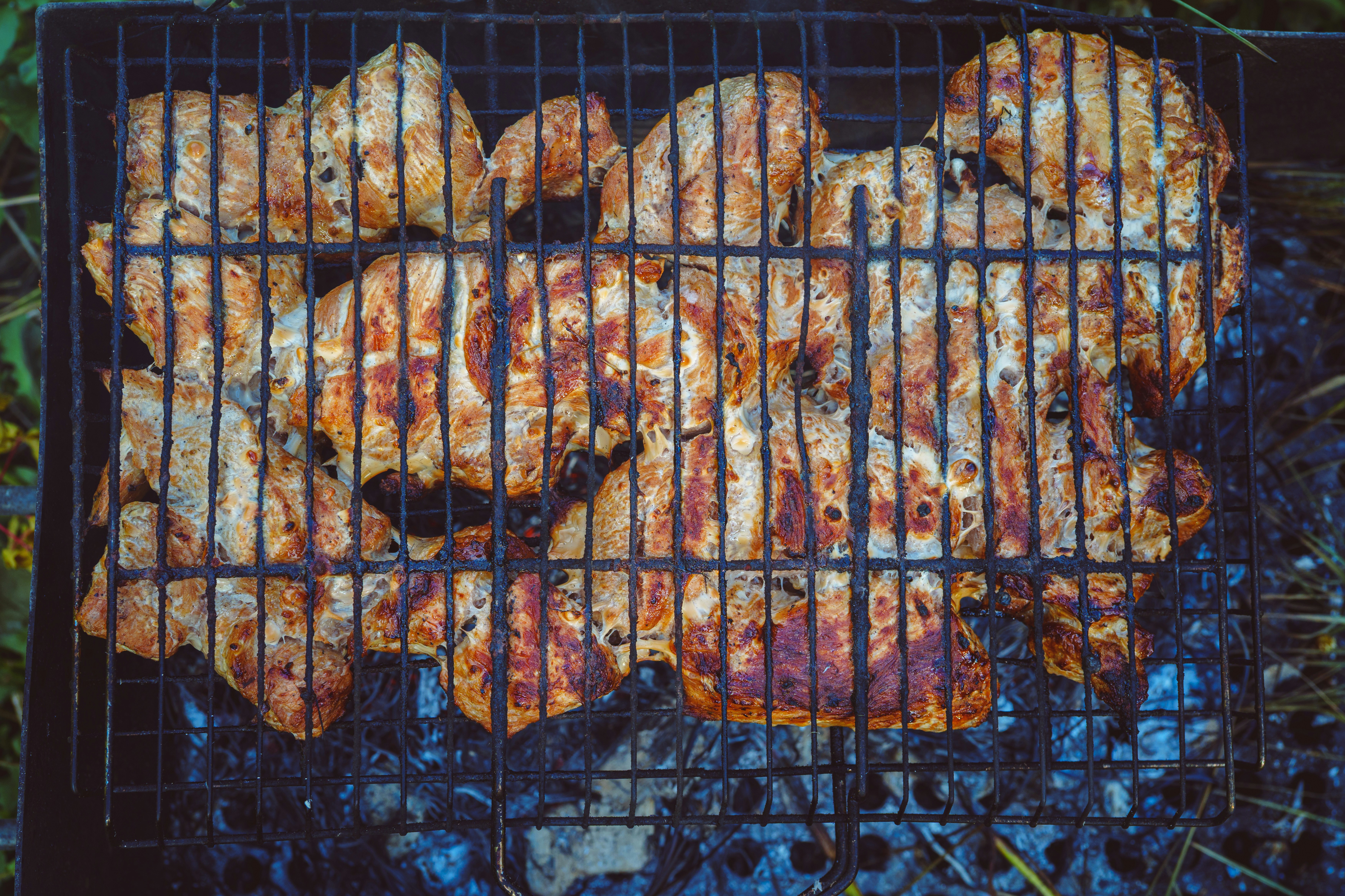 Charred Grill Masterpieces: Chicken on a Smoky Grate