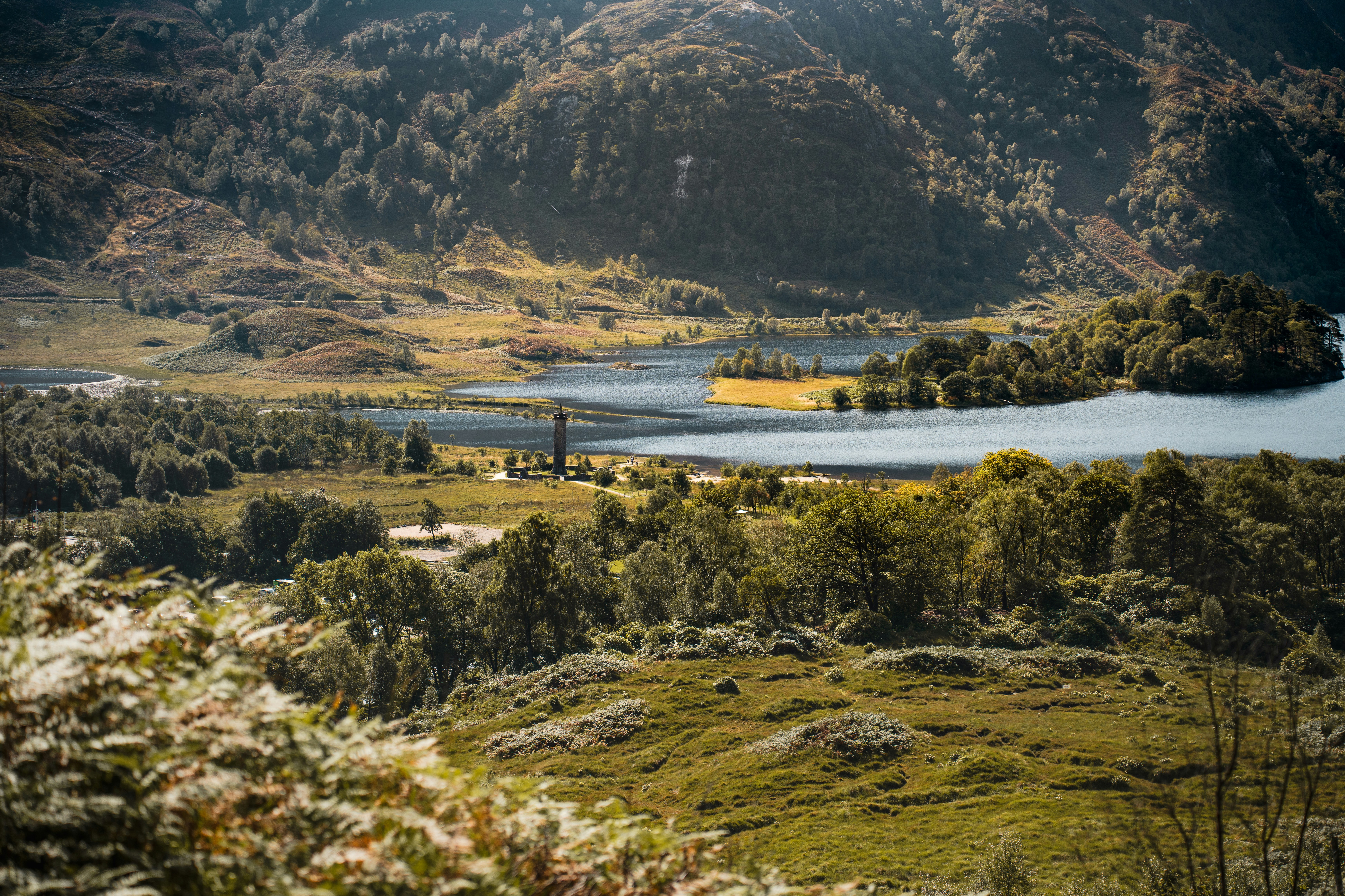 Pastoral River Bend Under The Hills