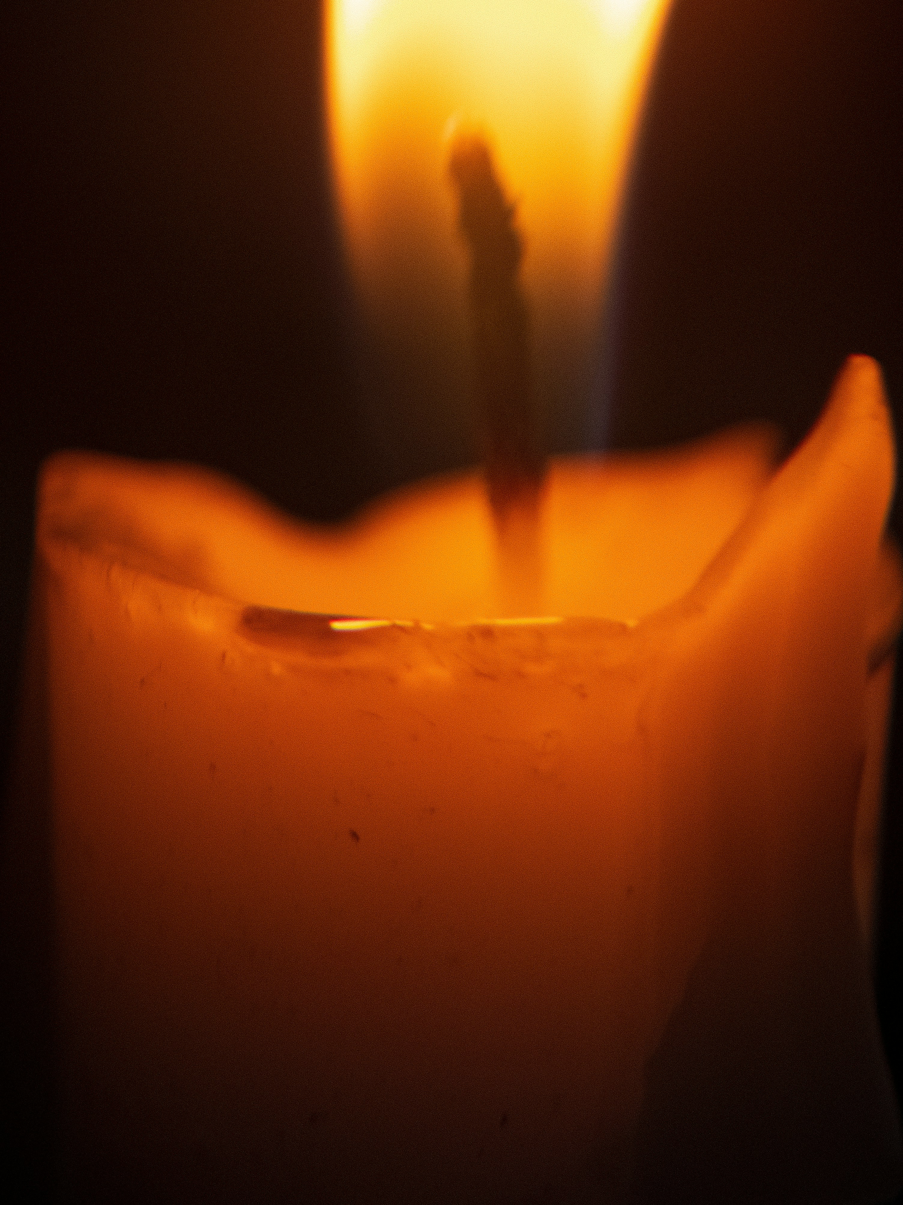 Warmed by a Quiet Flame: a Candle’s Gentle Glow