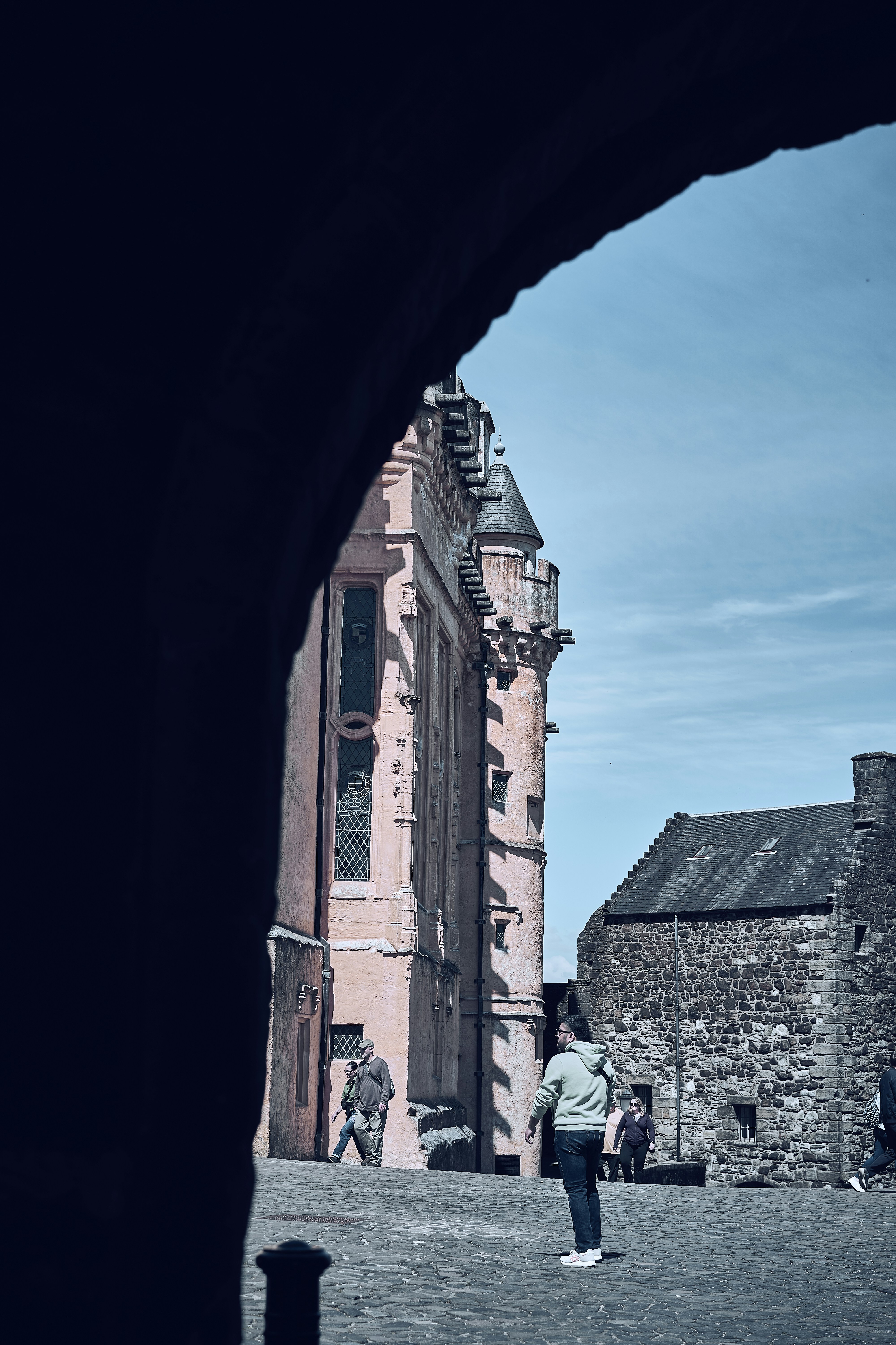 Through the Archway: A Quiet Courtyard Within the Stones