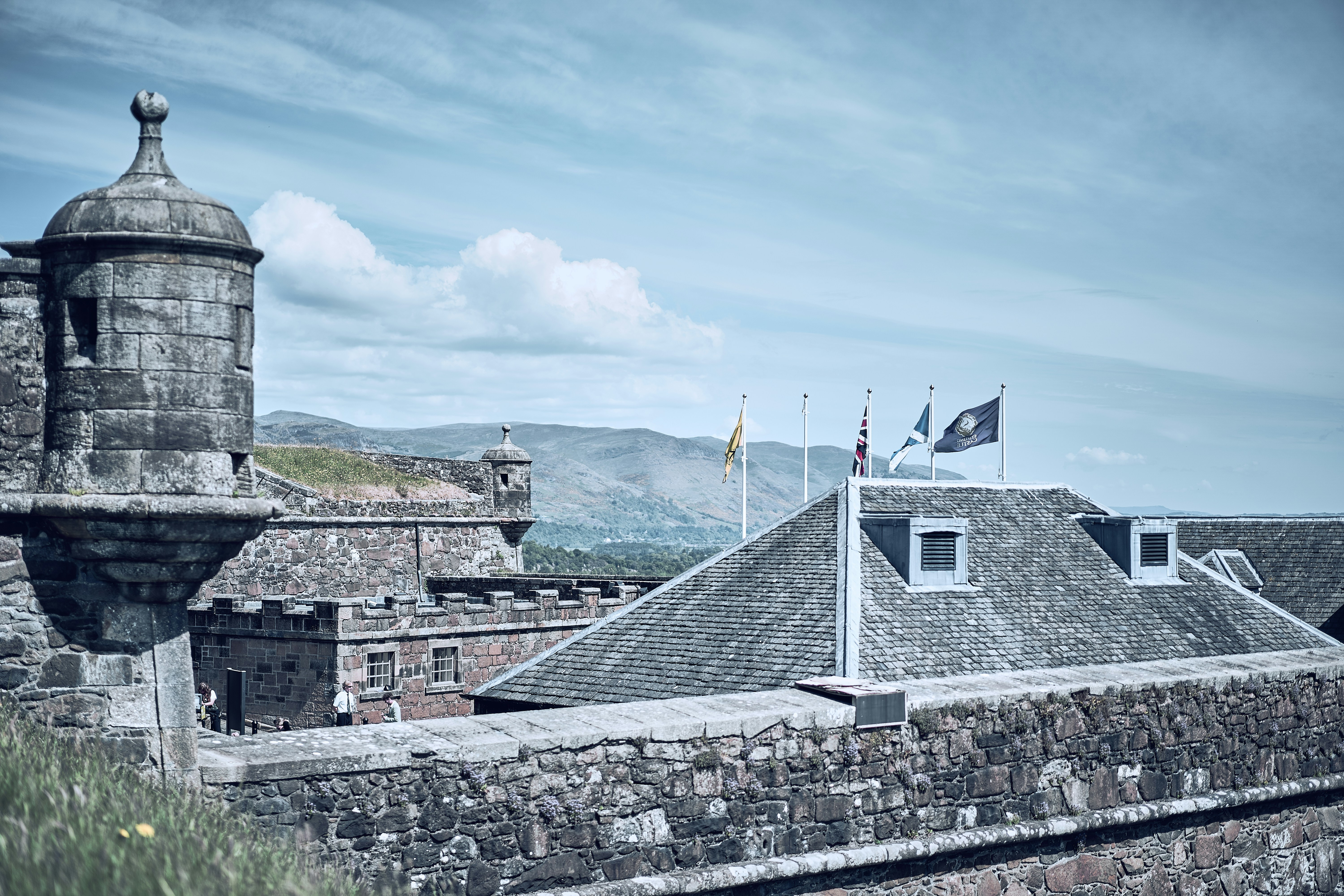 Stone Fortress on the Hill: A Quiet Citadel Under a Expansive Sky