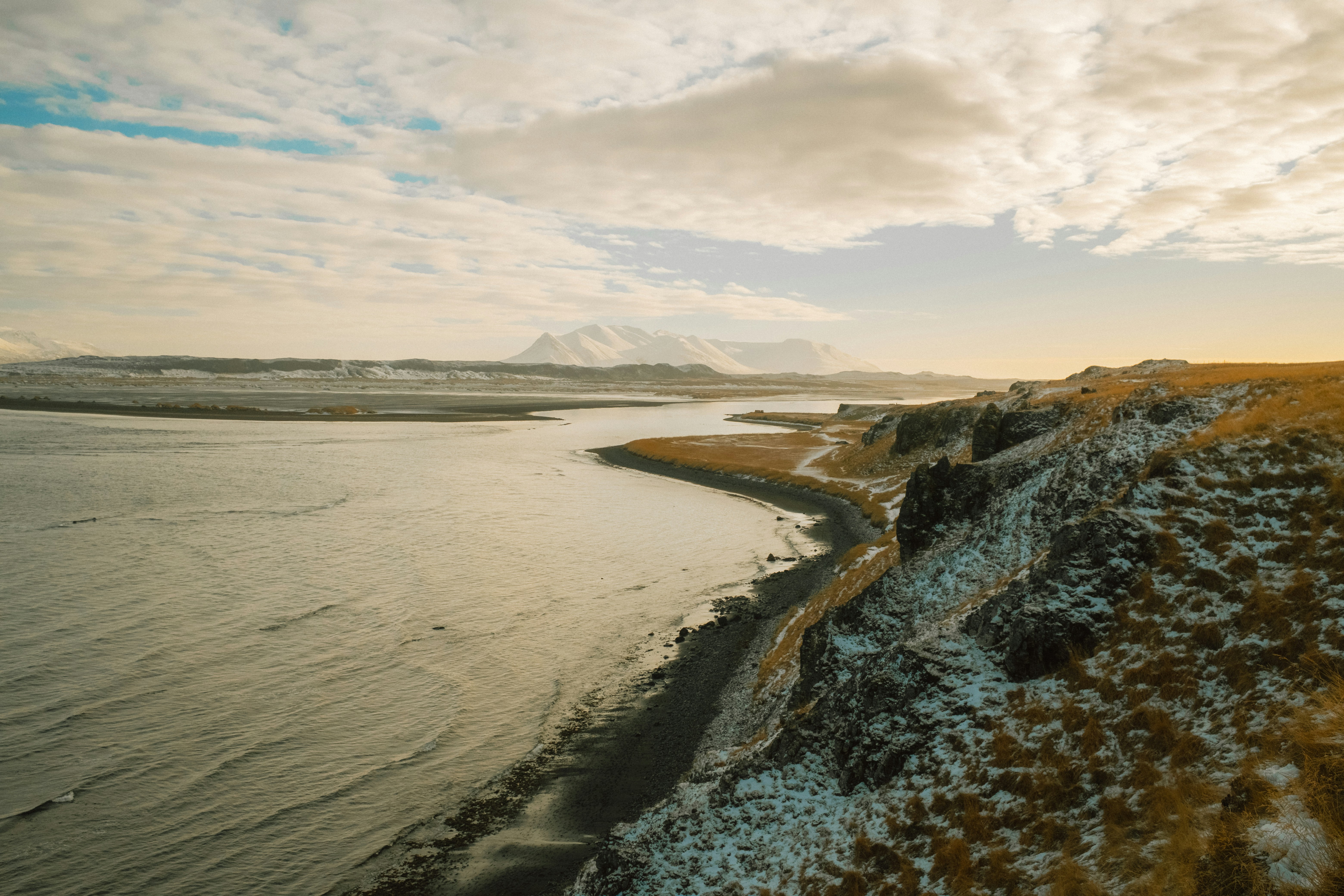 Coastal Cliffs at Soft Sunrise