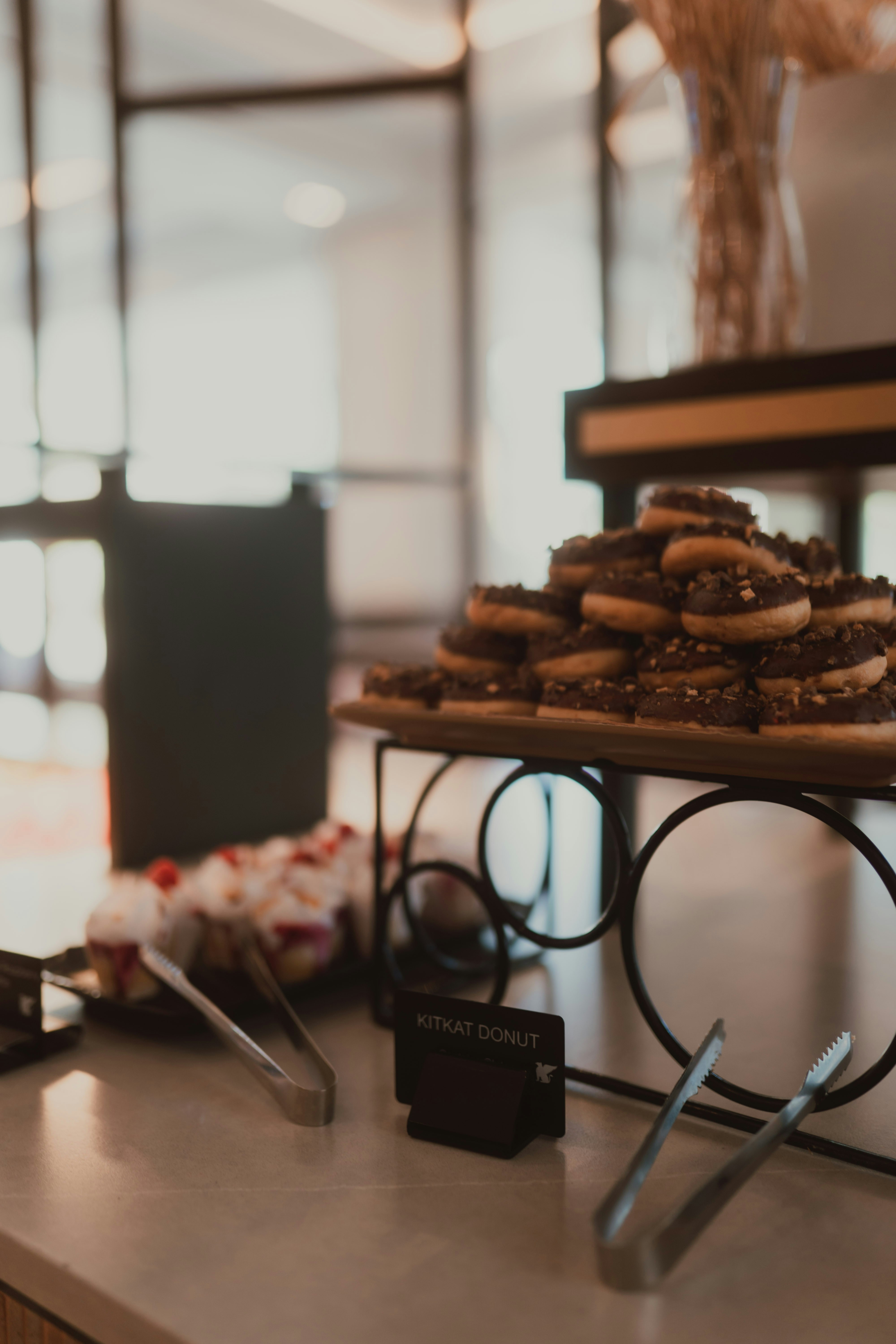 Pastry Pyramid: A Display of Delicacies on a Tiered Stand