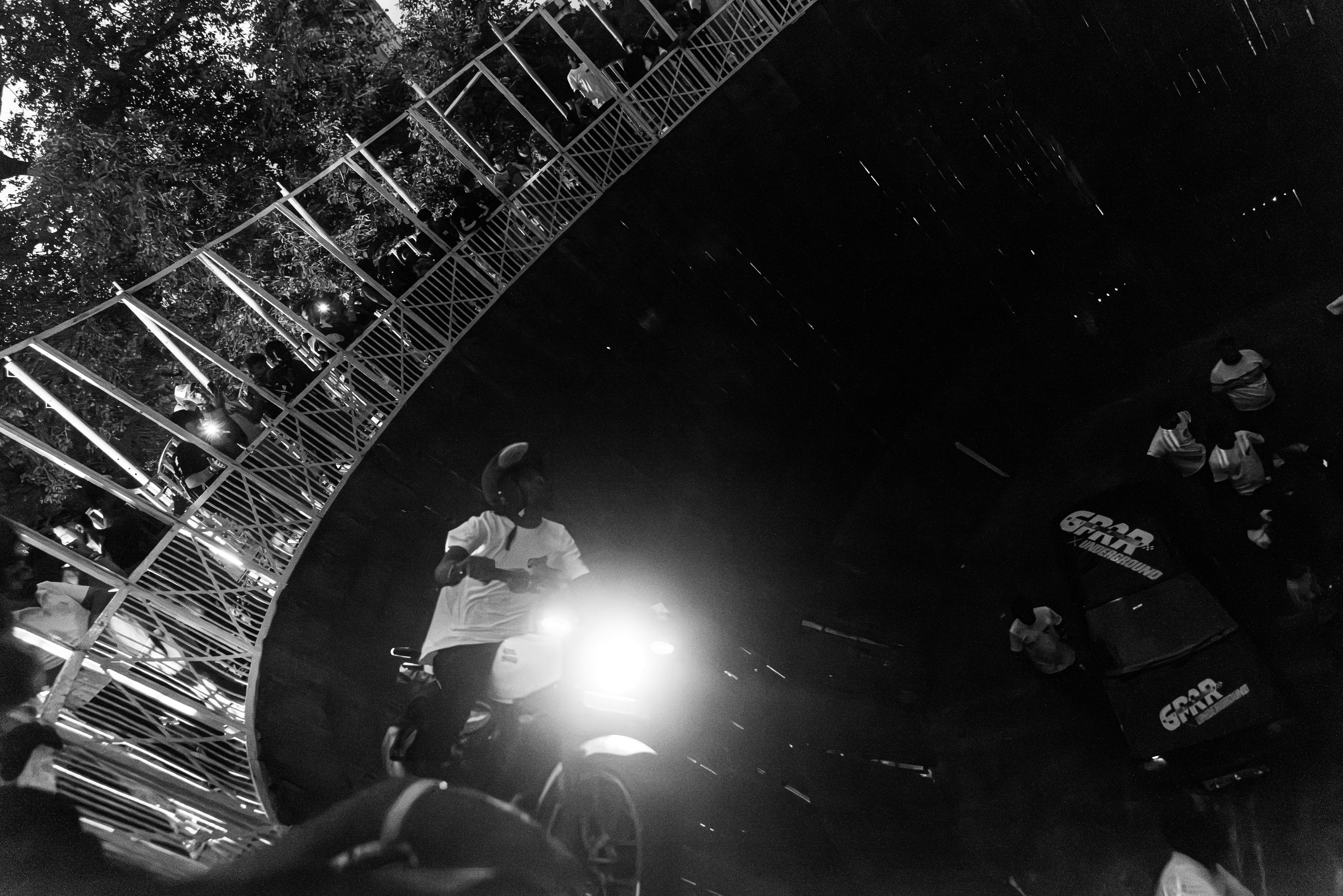 Mid-Ring Spotlight: Rider on the Circular Stage