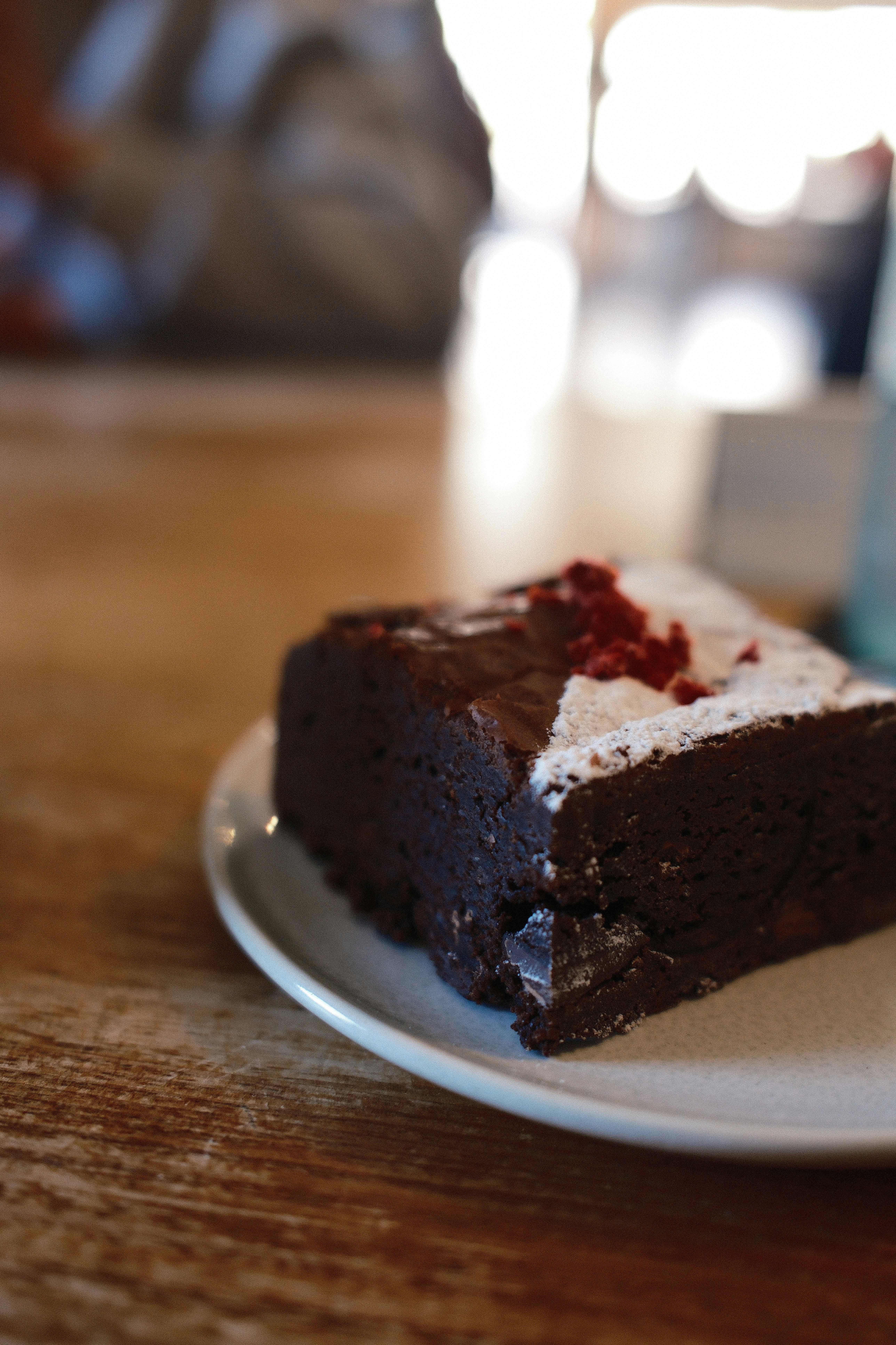 A Rich Slice of Chocolate: Cake at the Café Counter