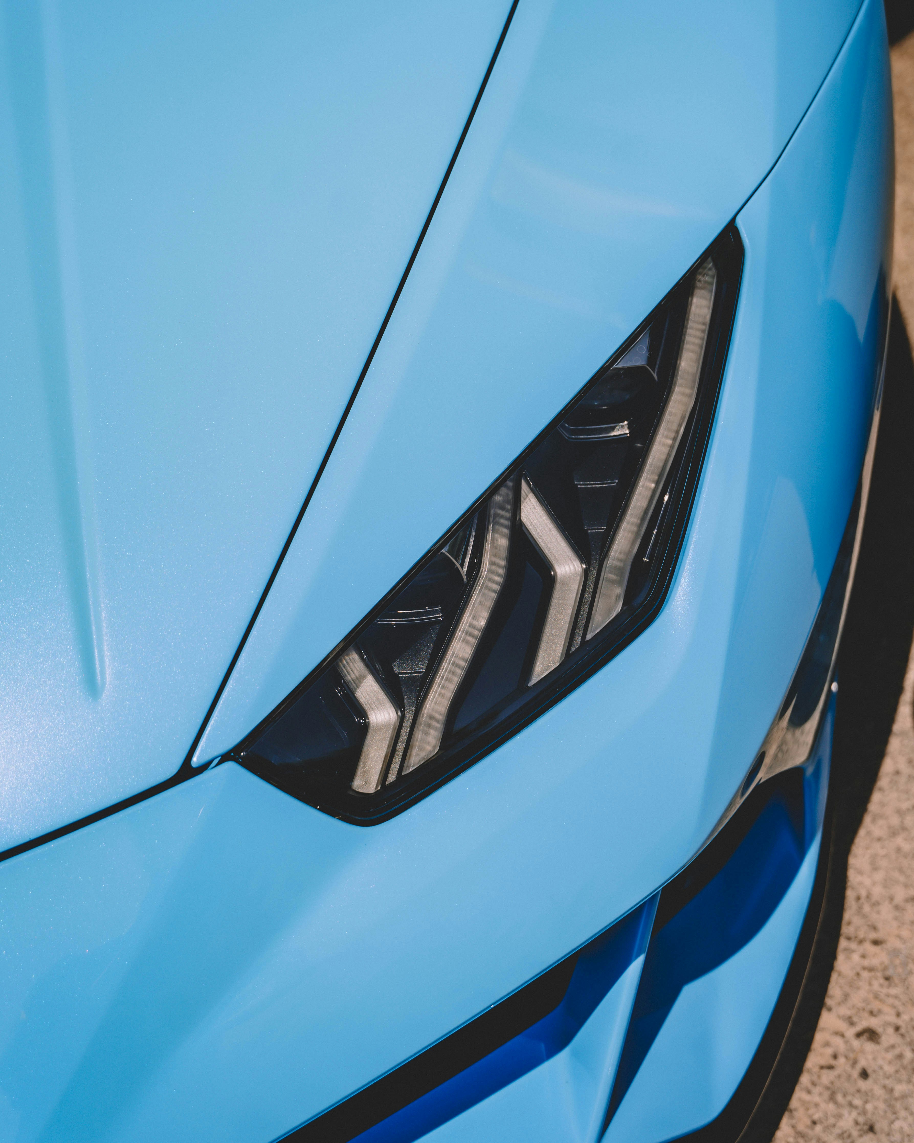Electric Blue Precision: The Front-End Moment
