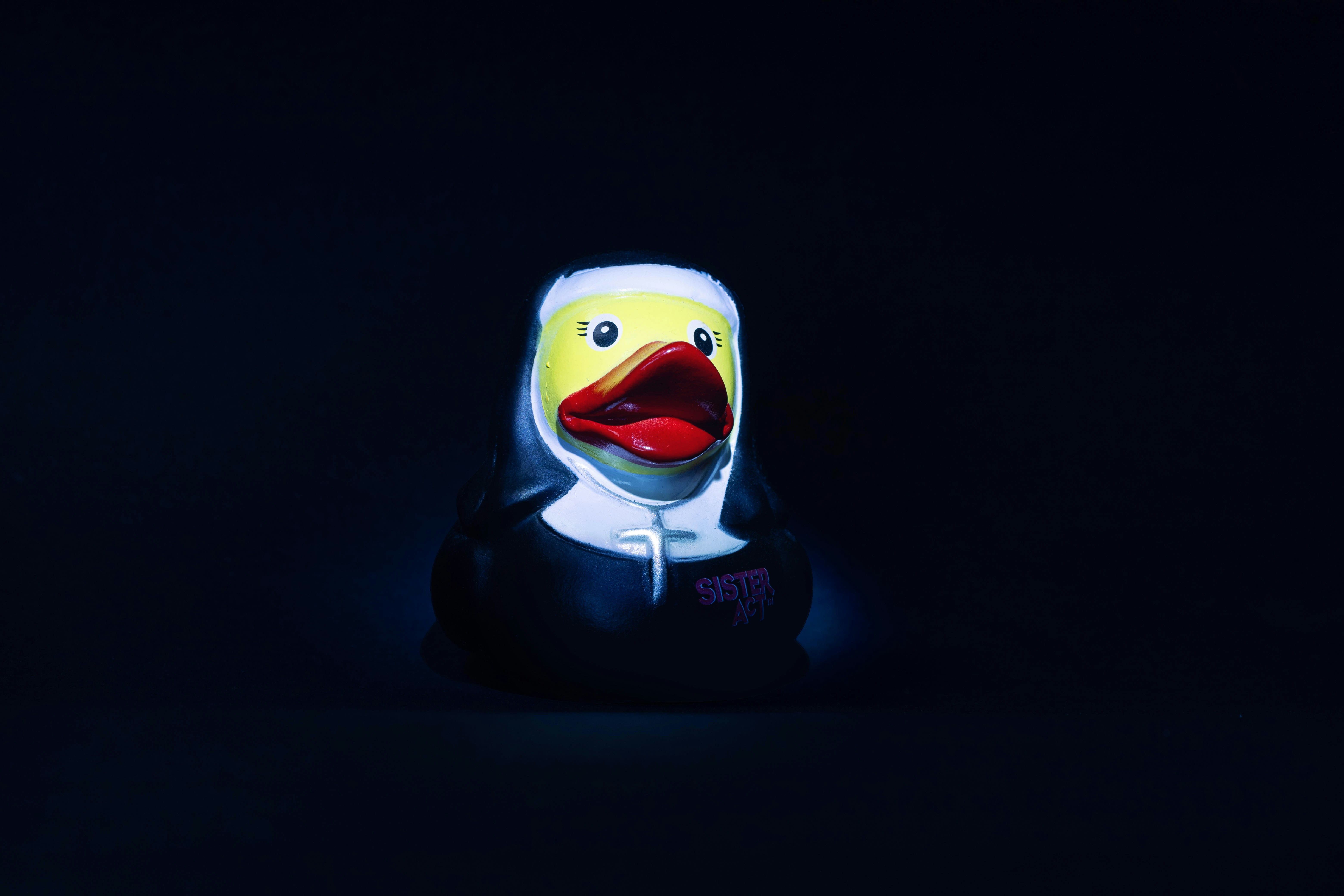 Glowing Duck: a lone buoy in the dark