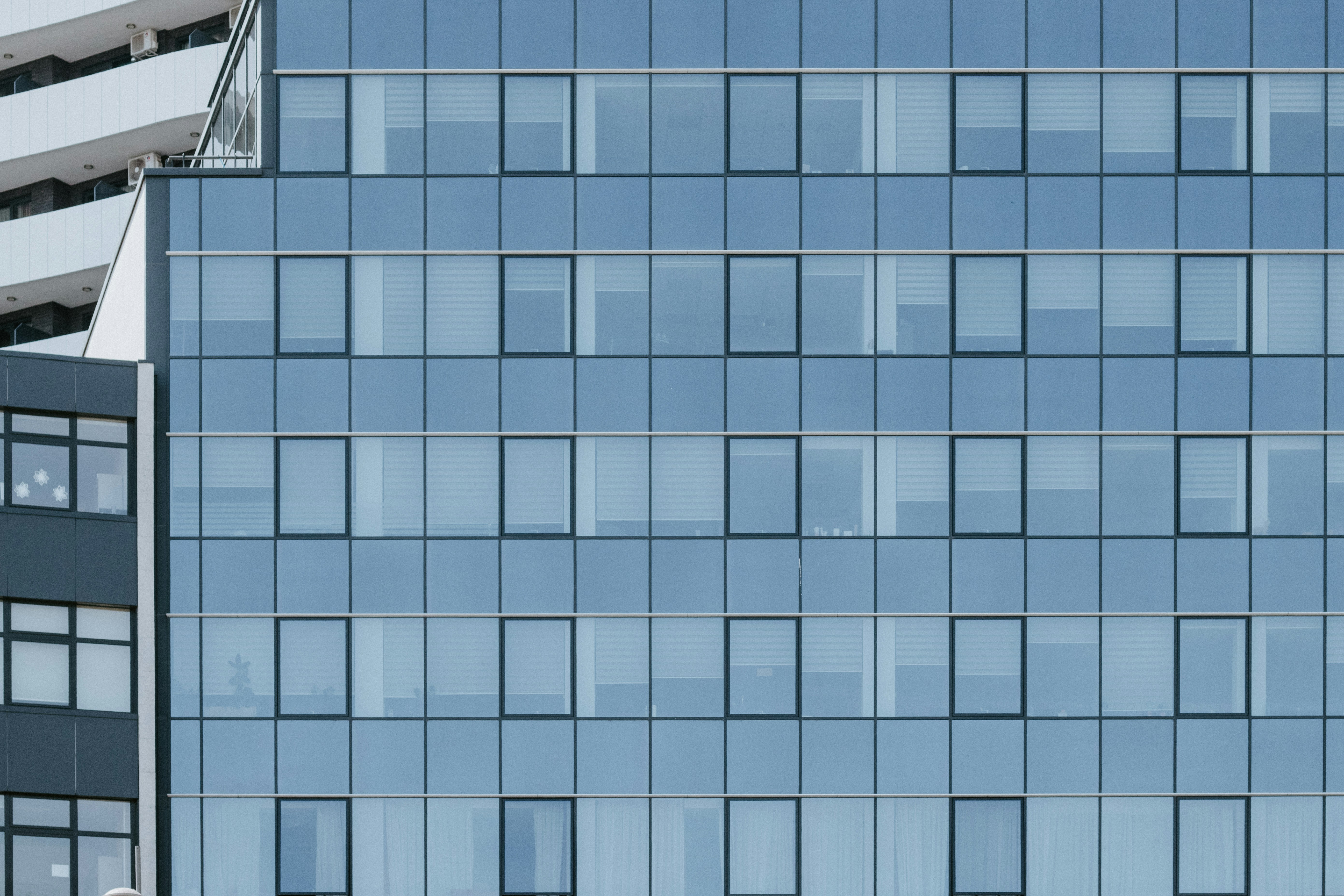 Facade Grid: A Quiet Symphony of Glass Windows