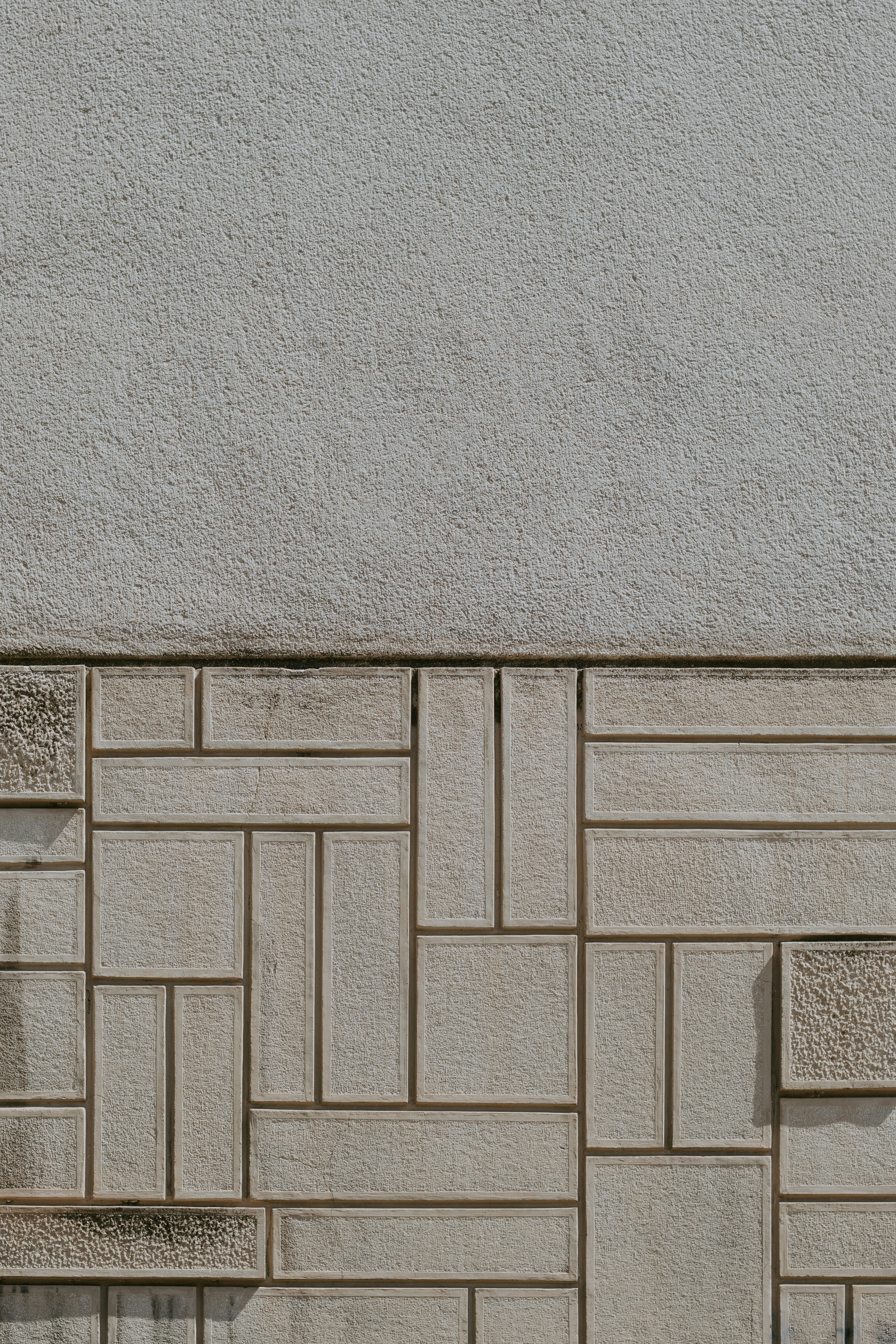 Texture Grid: A Close-Mup of Patterned Wall Panels
