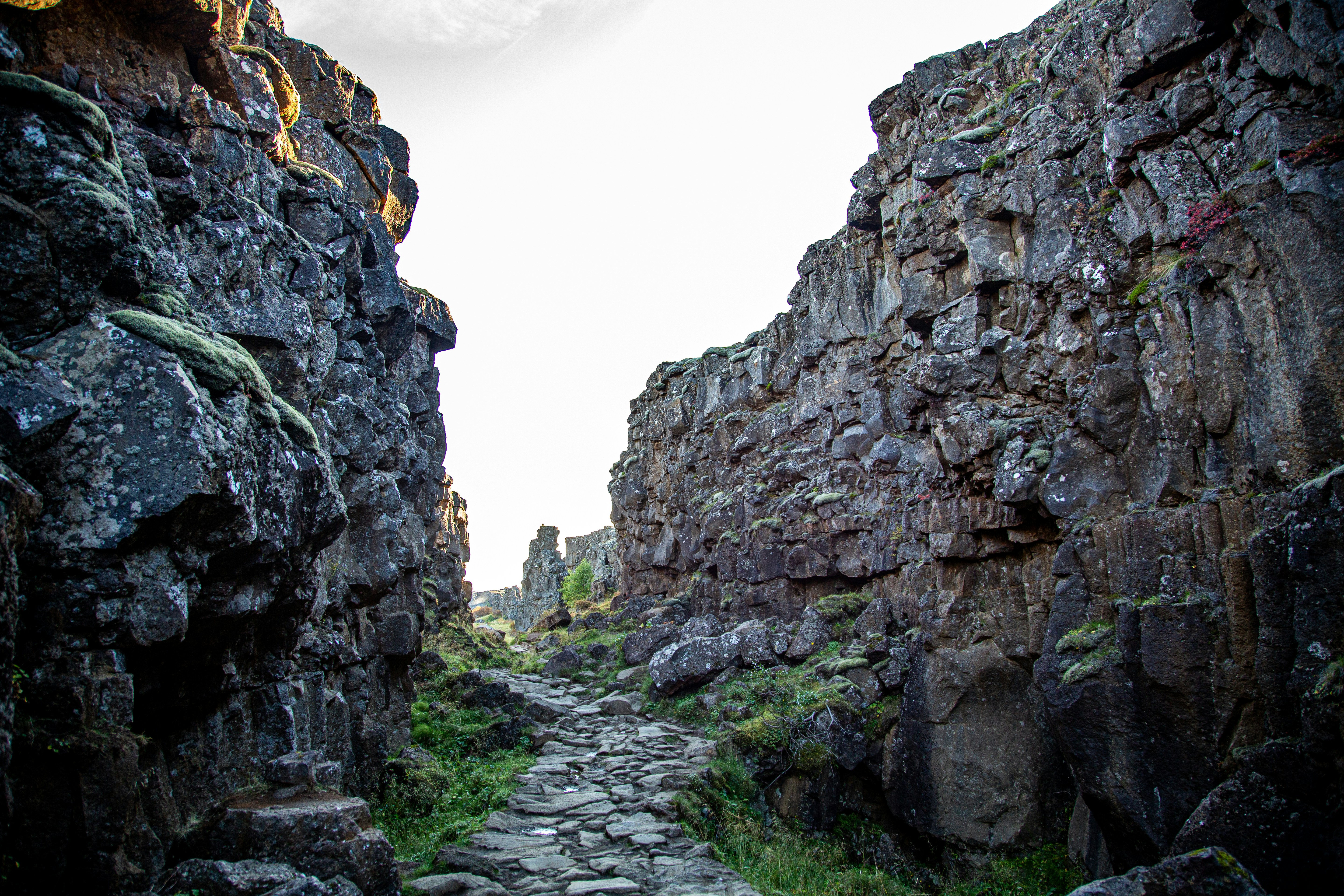 Rugged Pass Through Ancient Basalt Rifts
