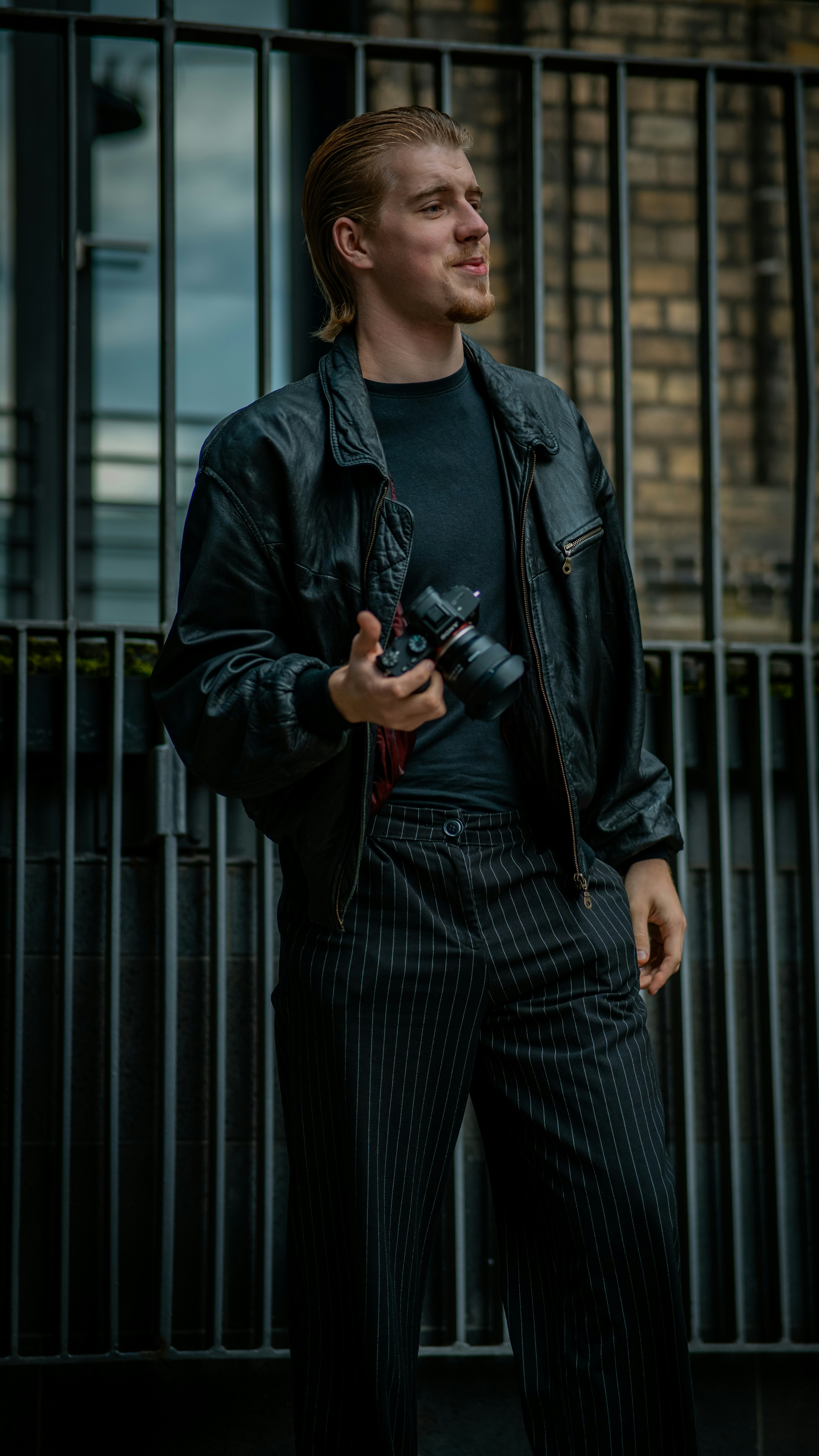 Midtown Moment: Portrait of a Photographer in Quiet Resolve