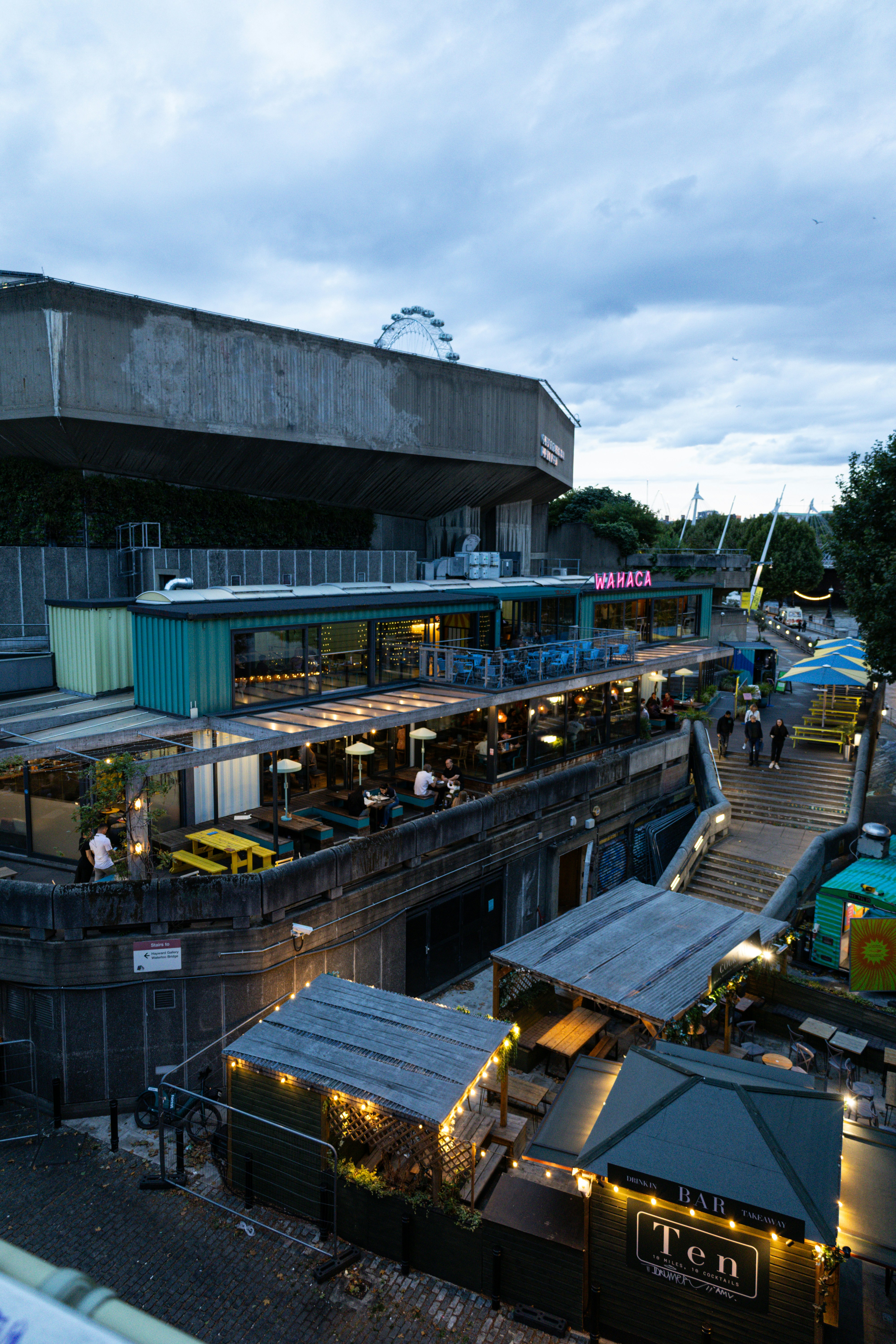 Twilight Terrace: A Multilevel Nightlife Along the Waterfront