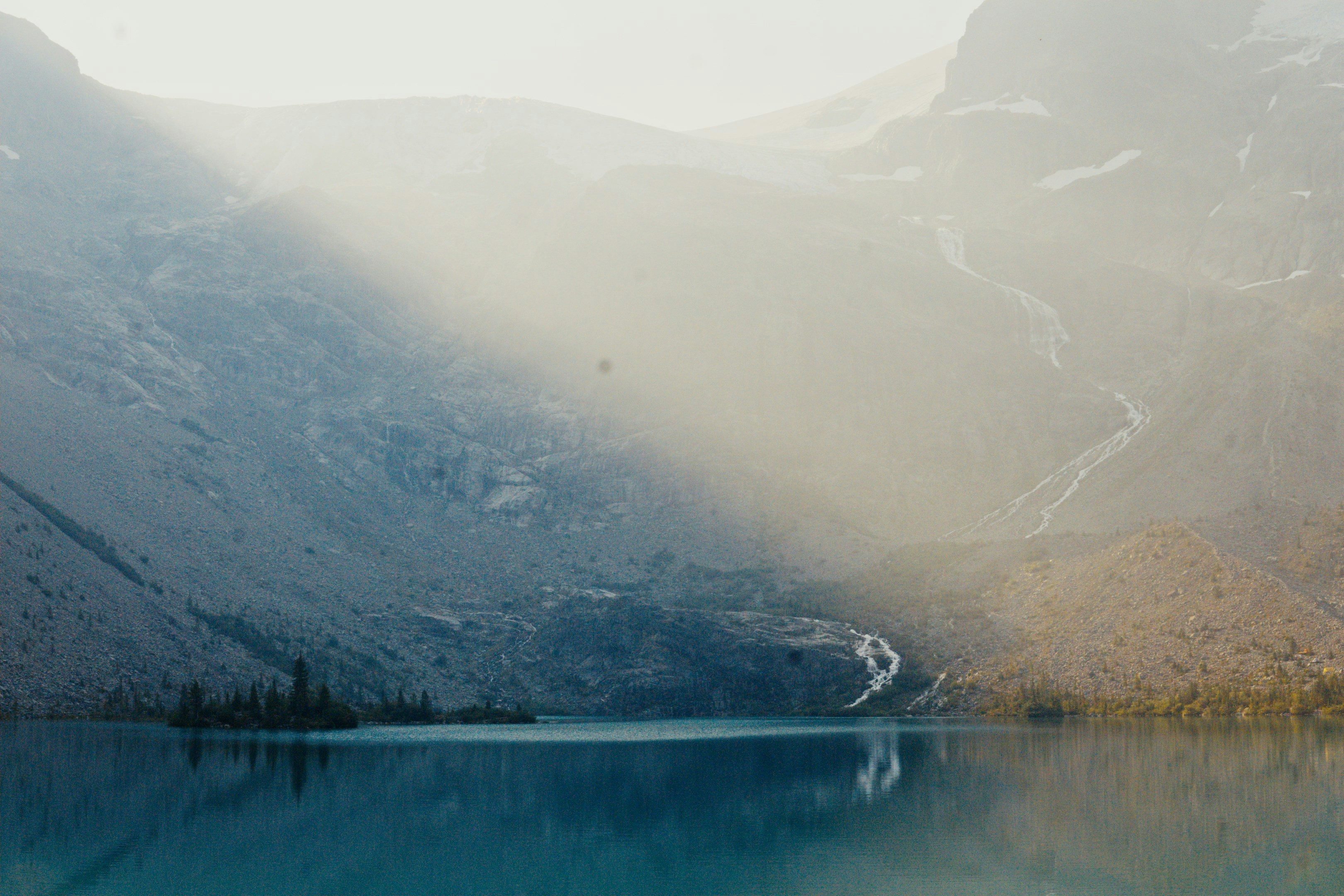 Mist Over Mountain Mirror