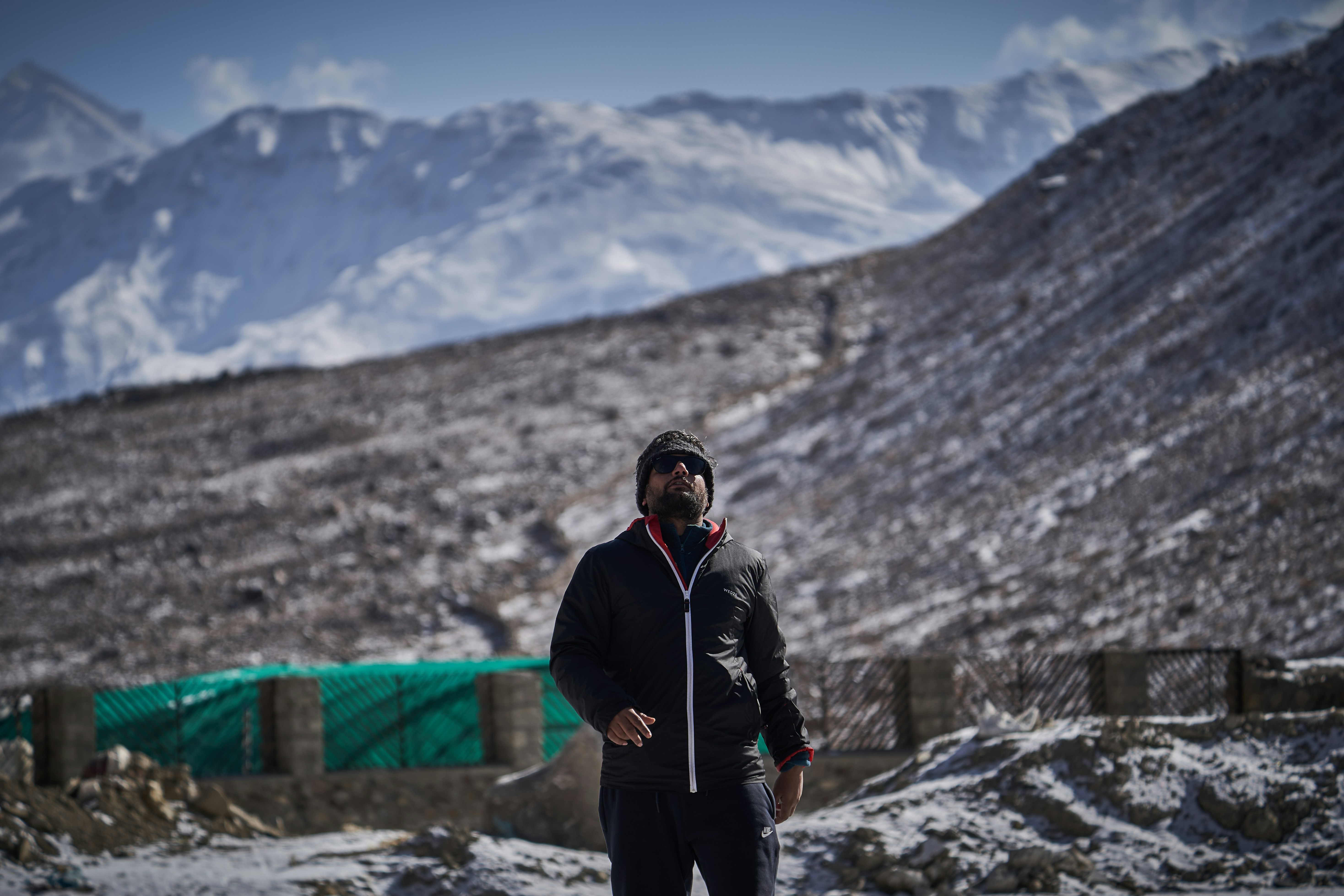 Hushed Summit Gazer in Alpine Light