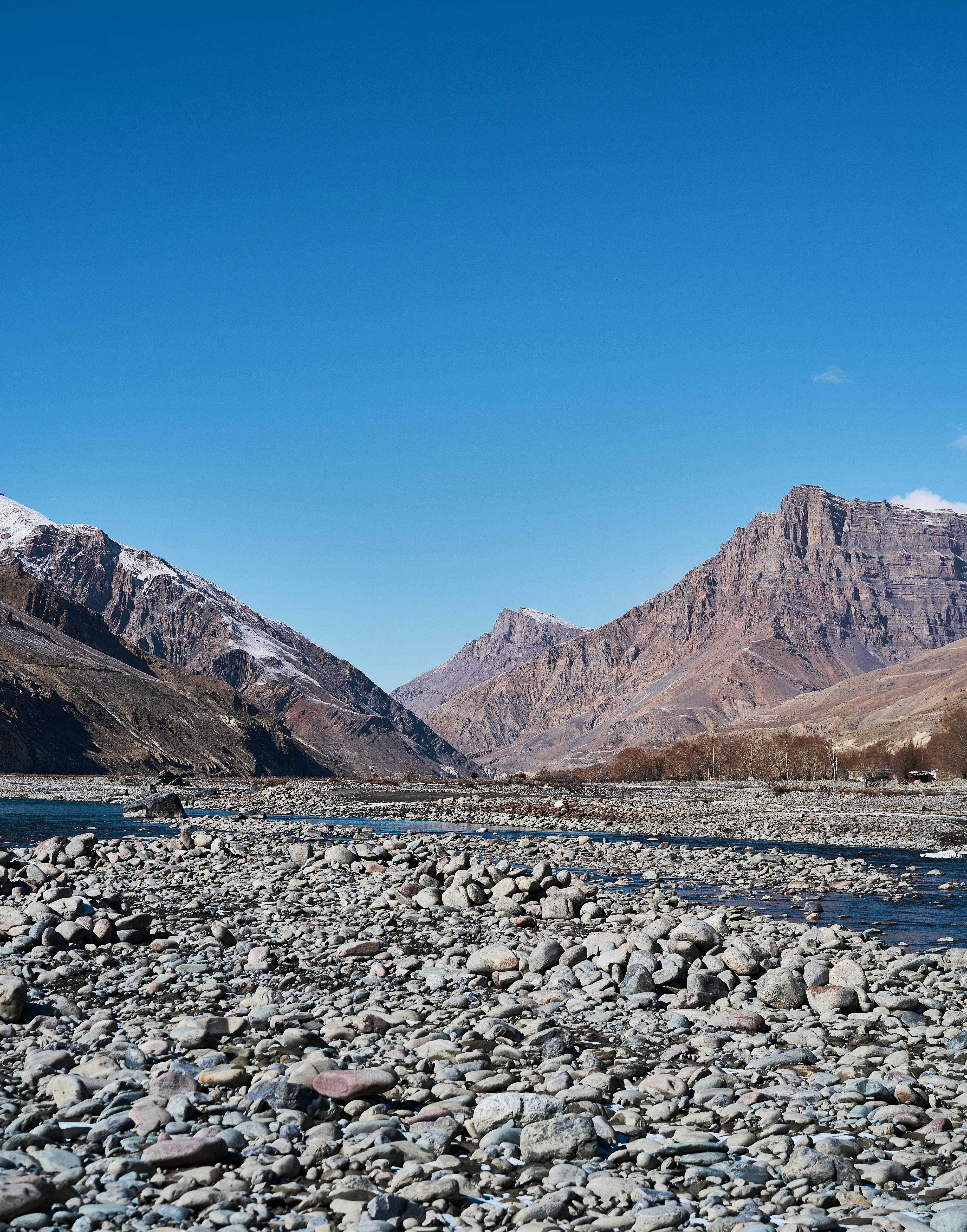 Valley Rim Under a Clear Blue Watch