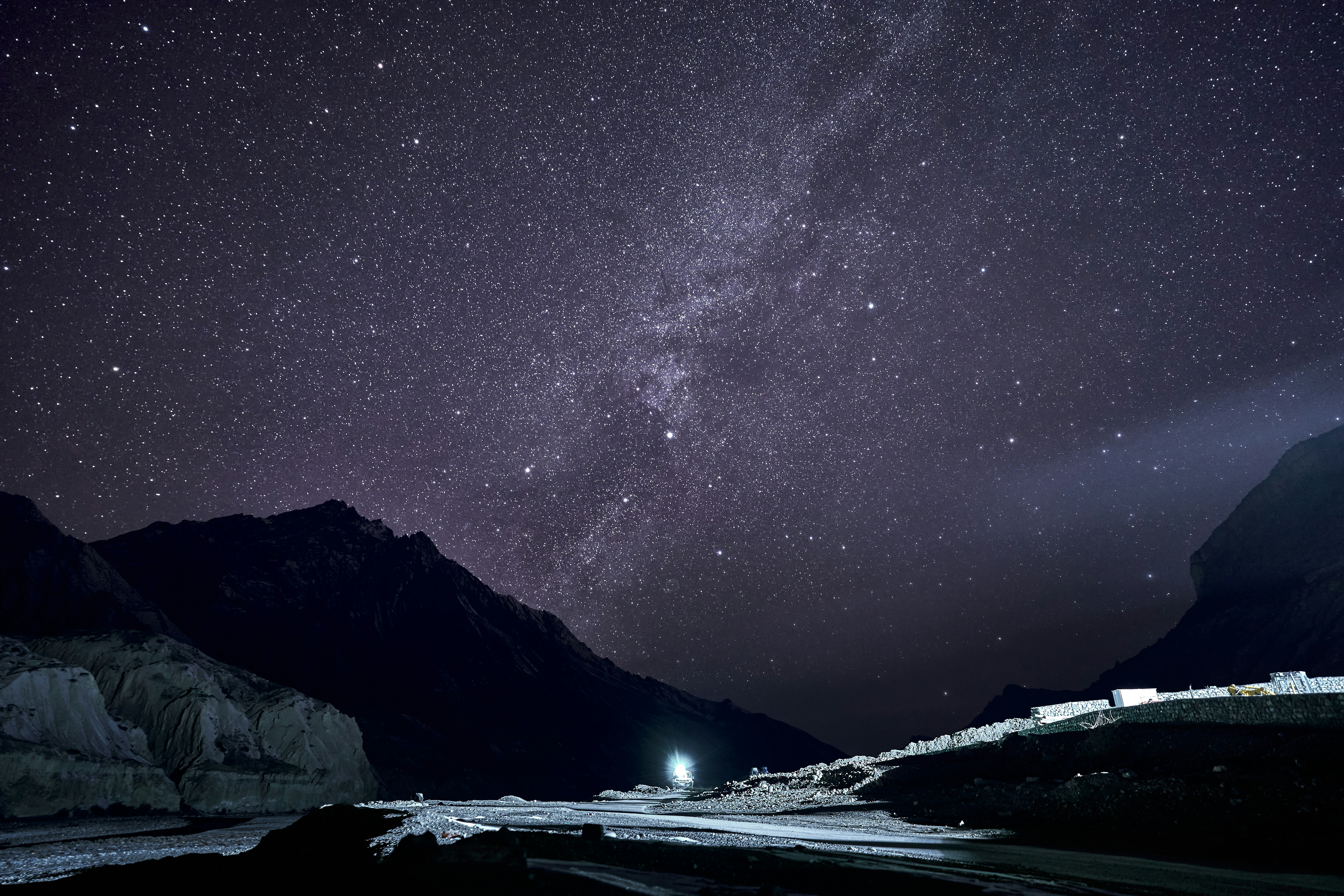 Milky Way over a Silent Fjord