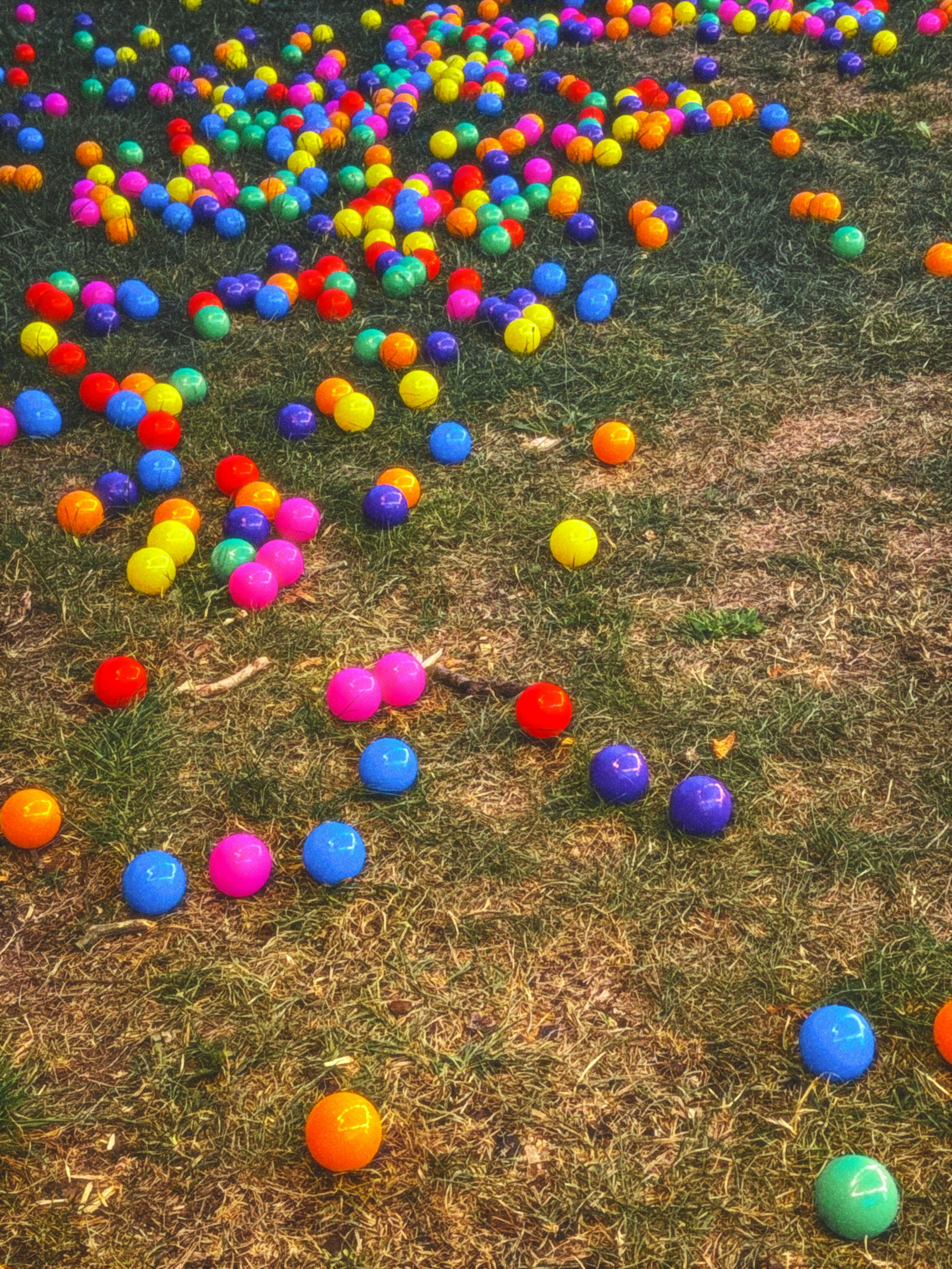 Chromatic Cascade: Ball Field of Color