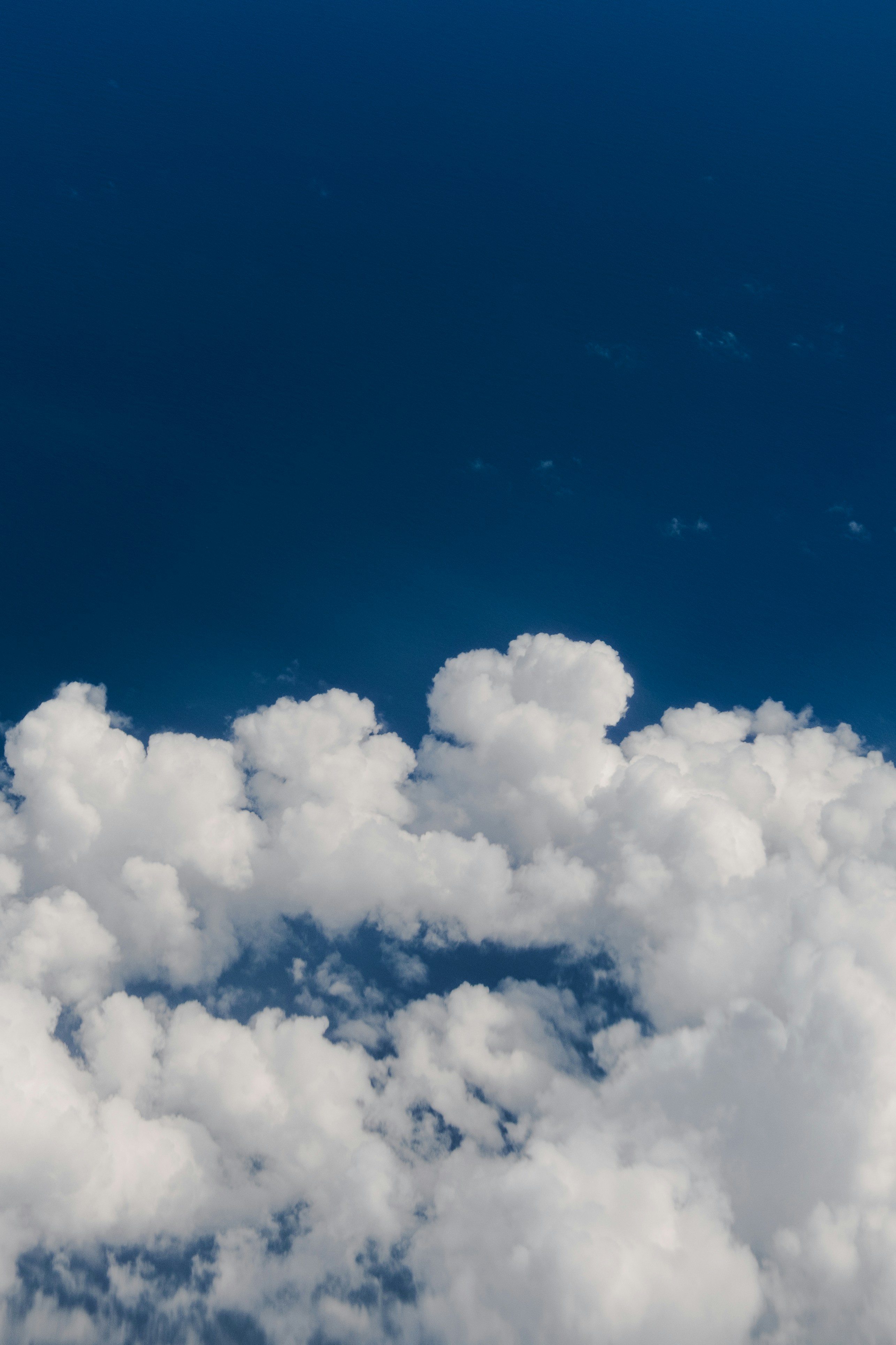 Cloudscape Over the Deep Blue