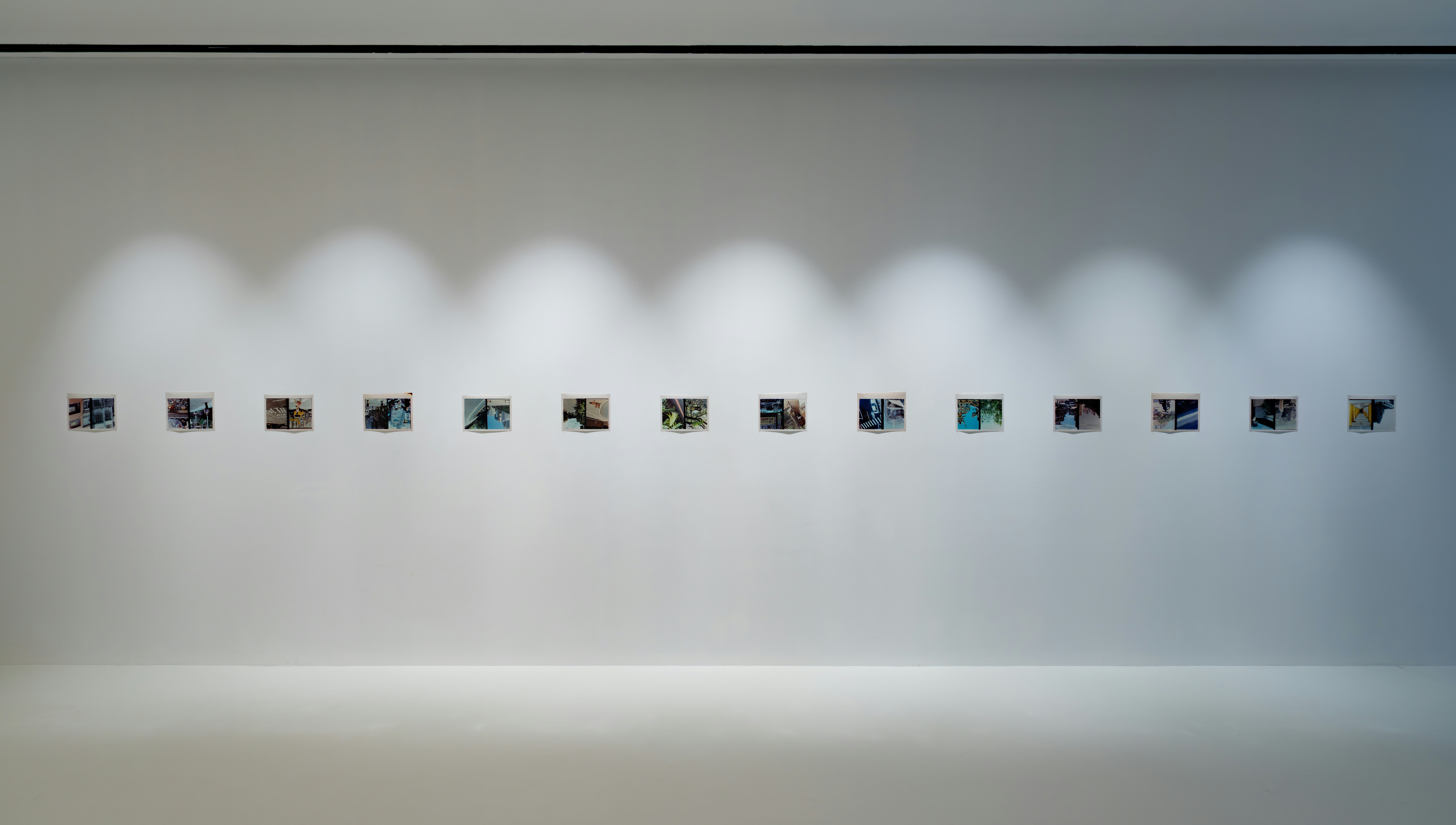 Row of Frame-by-Frame Echoes: A Minimalist Gallery of Tiny Snapshots