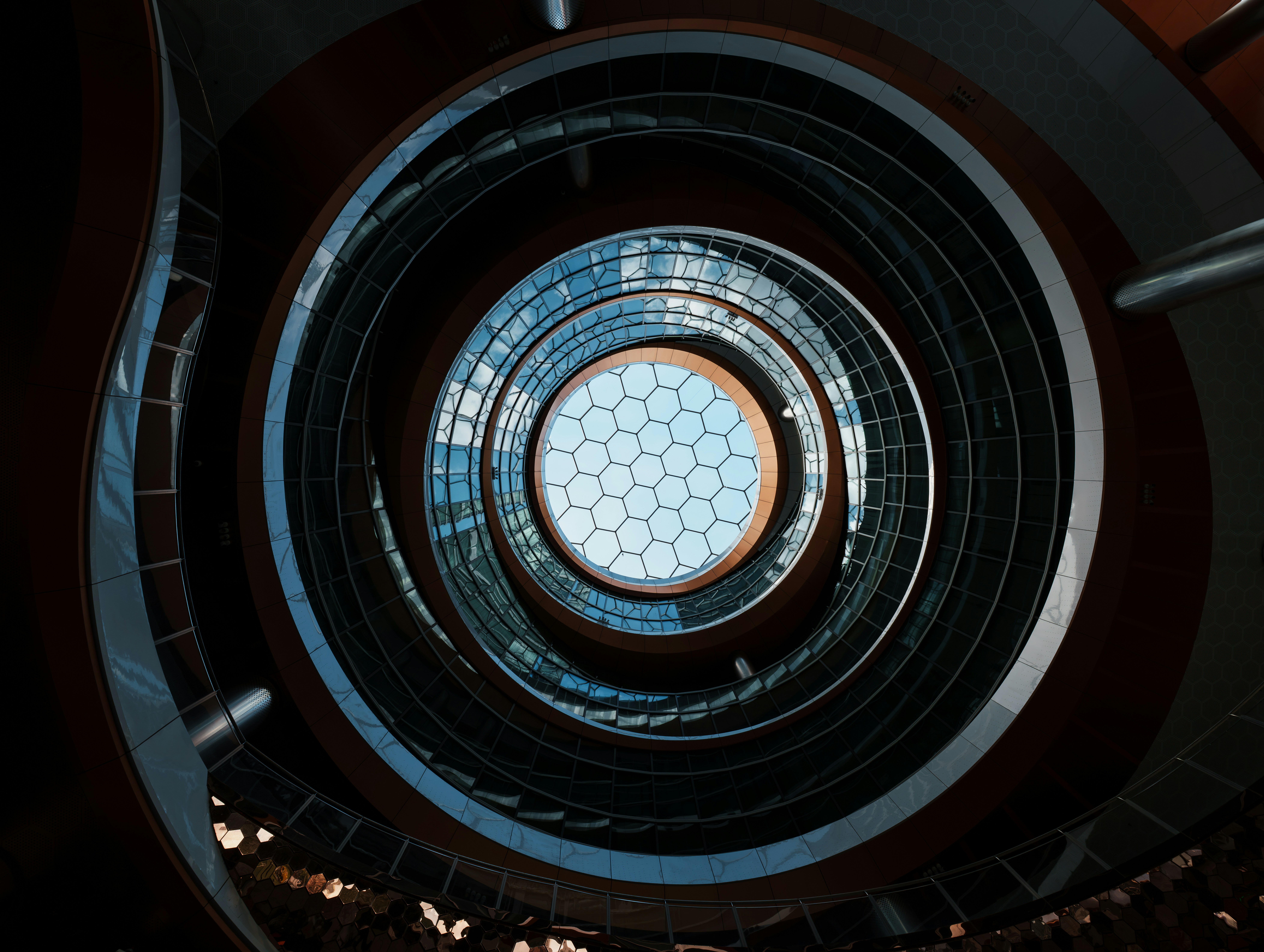 Spiral Atrium: A Window to the Sky