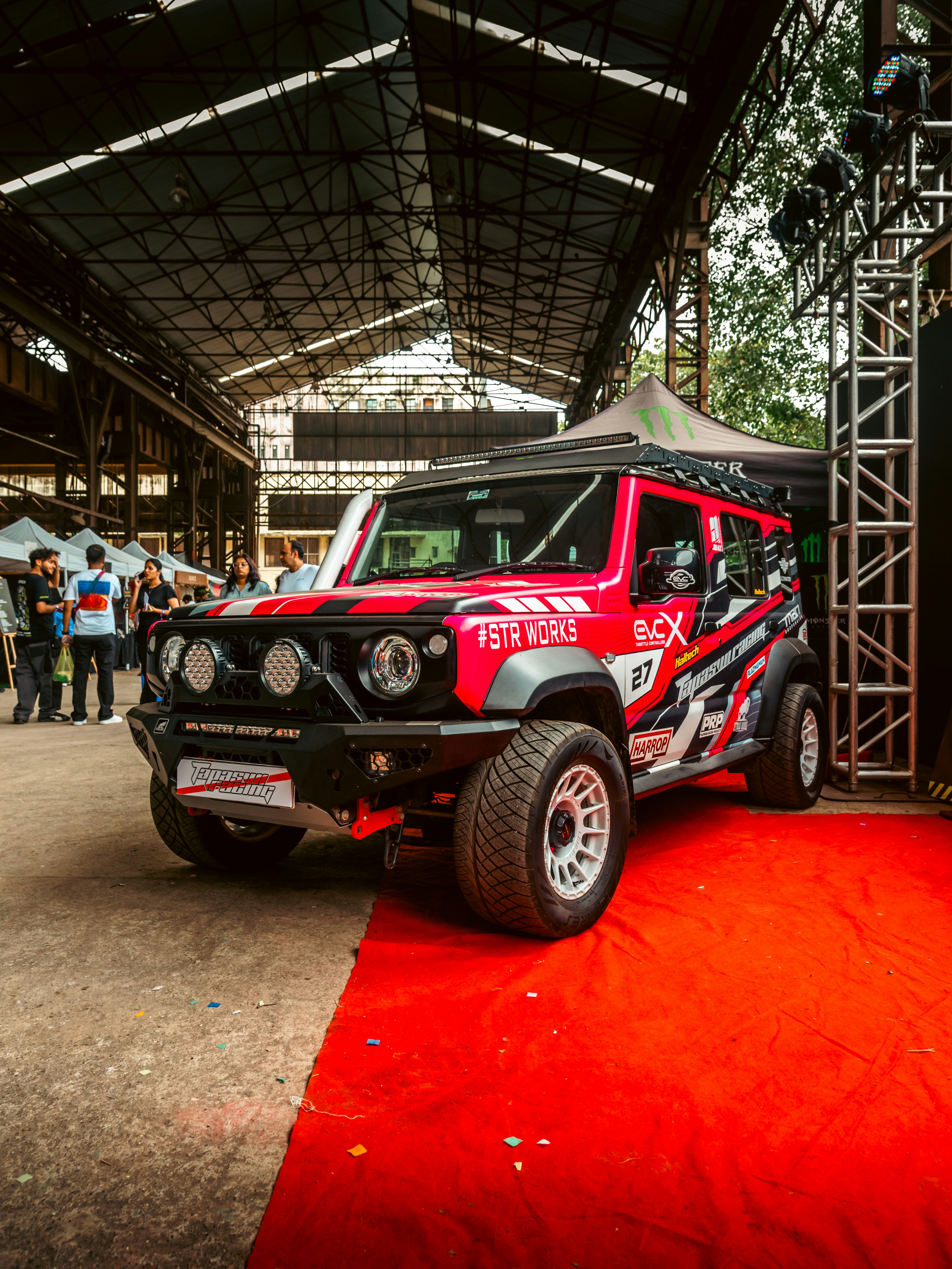 Red Beast Under the Steel Sky