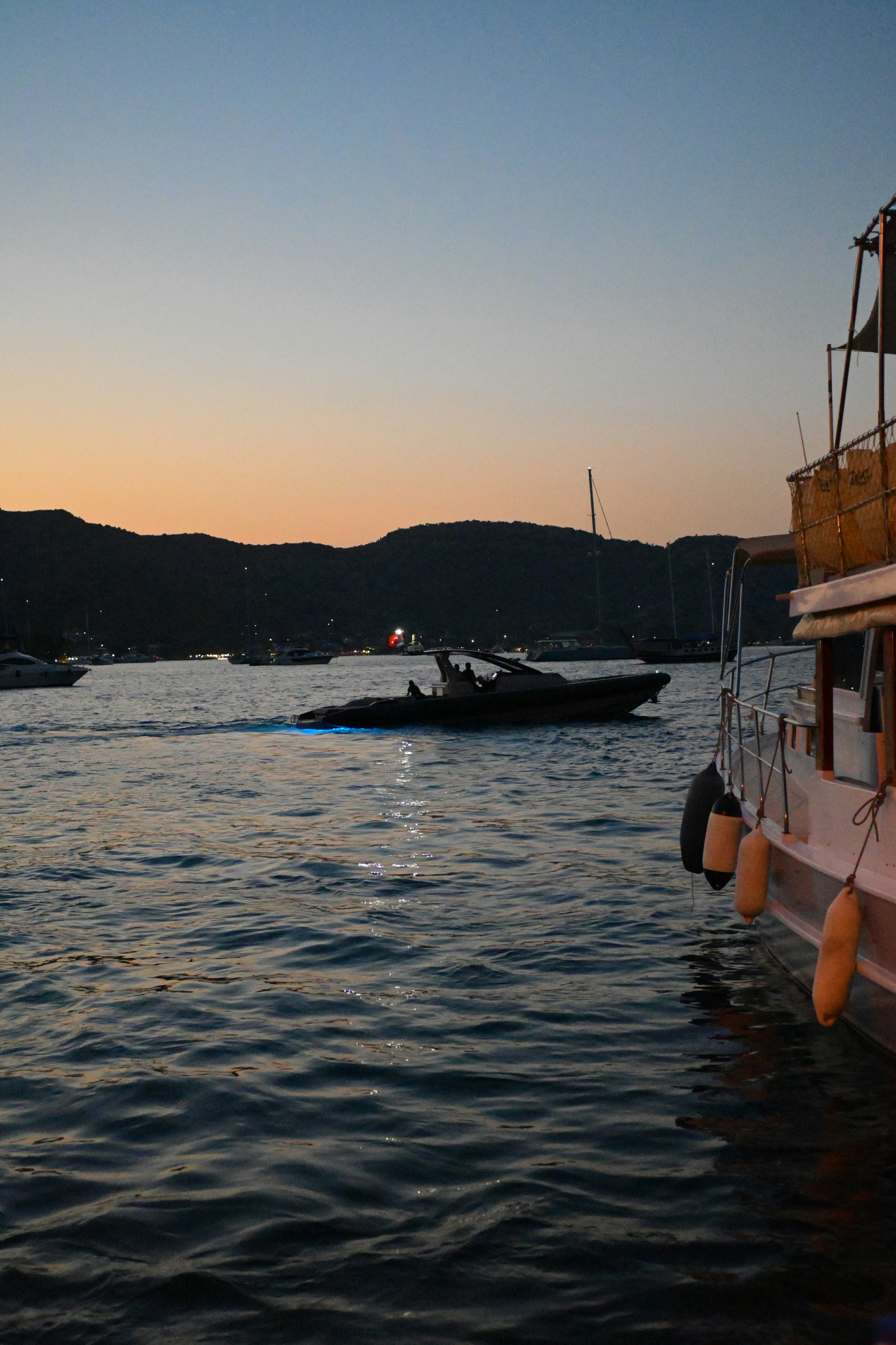 Dusk Rendezvous at the Marina