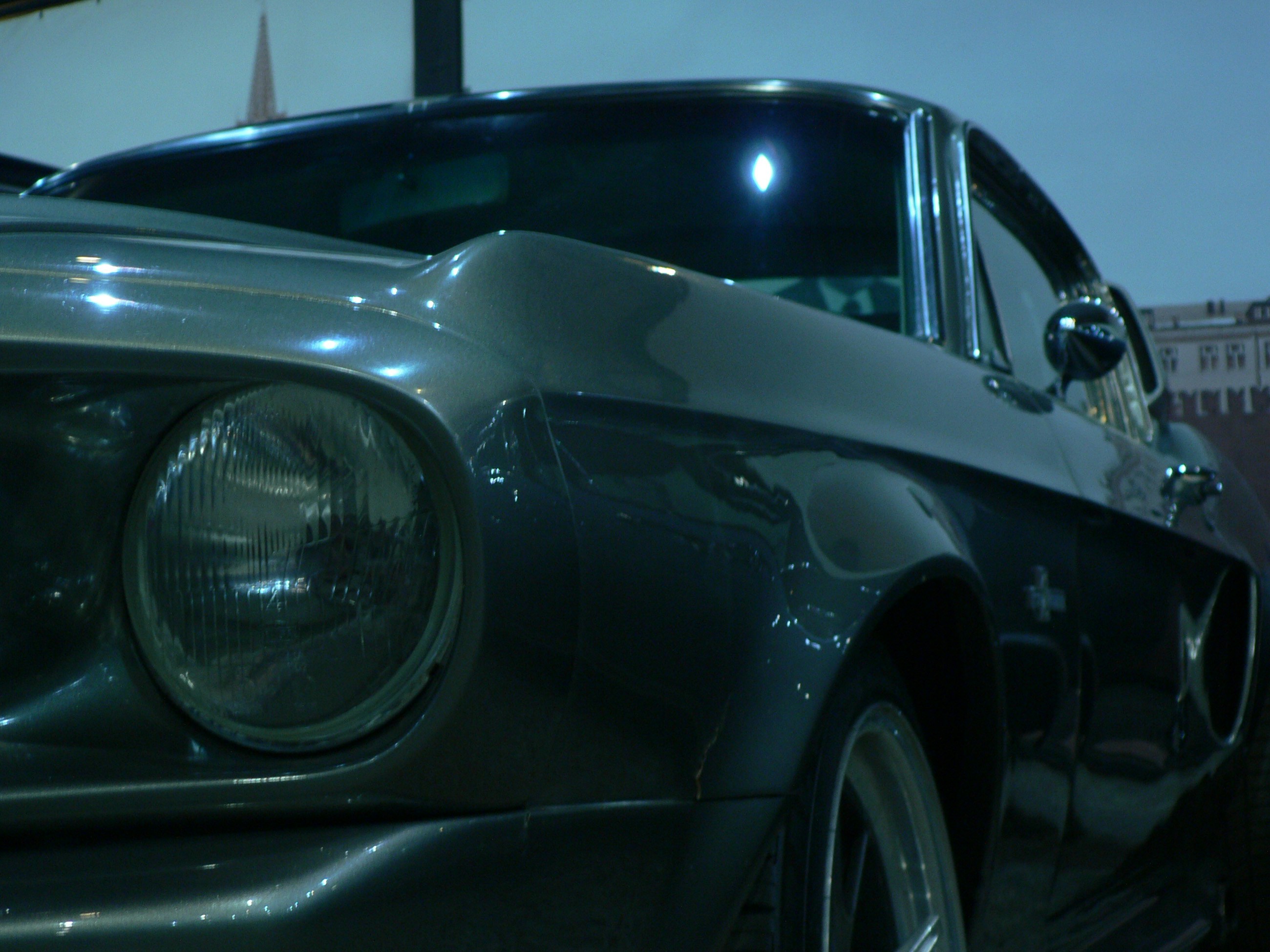 Chrome Quiet: A Classic Car Buried in Nighttime Hues