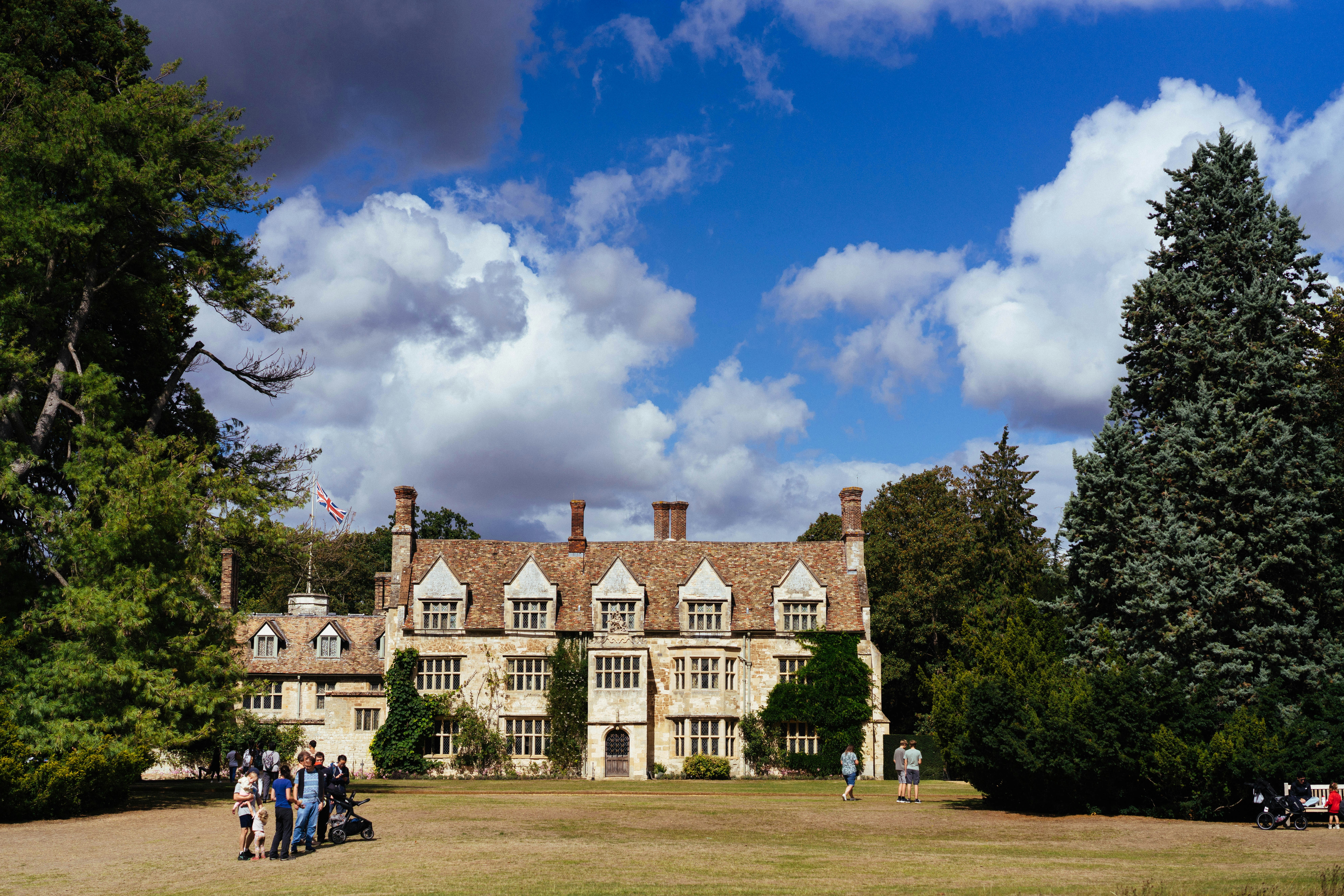 Hearthside Manor: A Sunlit Estate Beneath a Quilt of Clouds