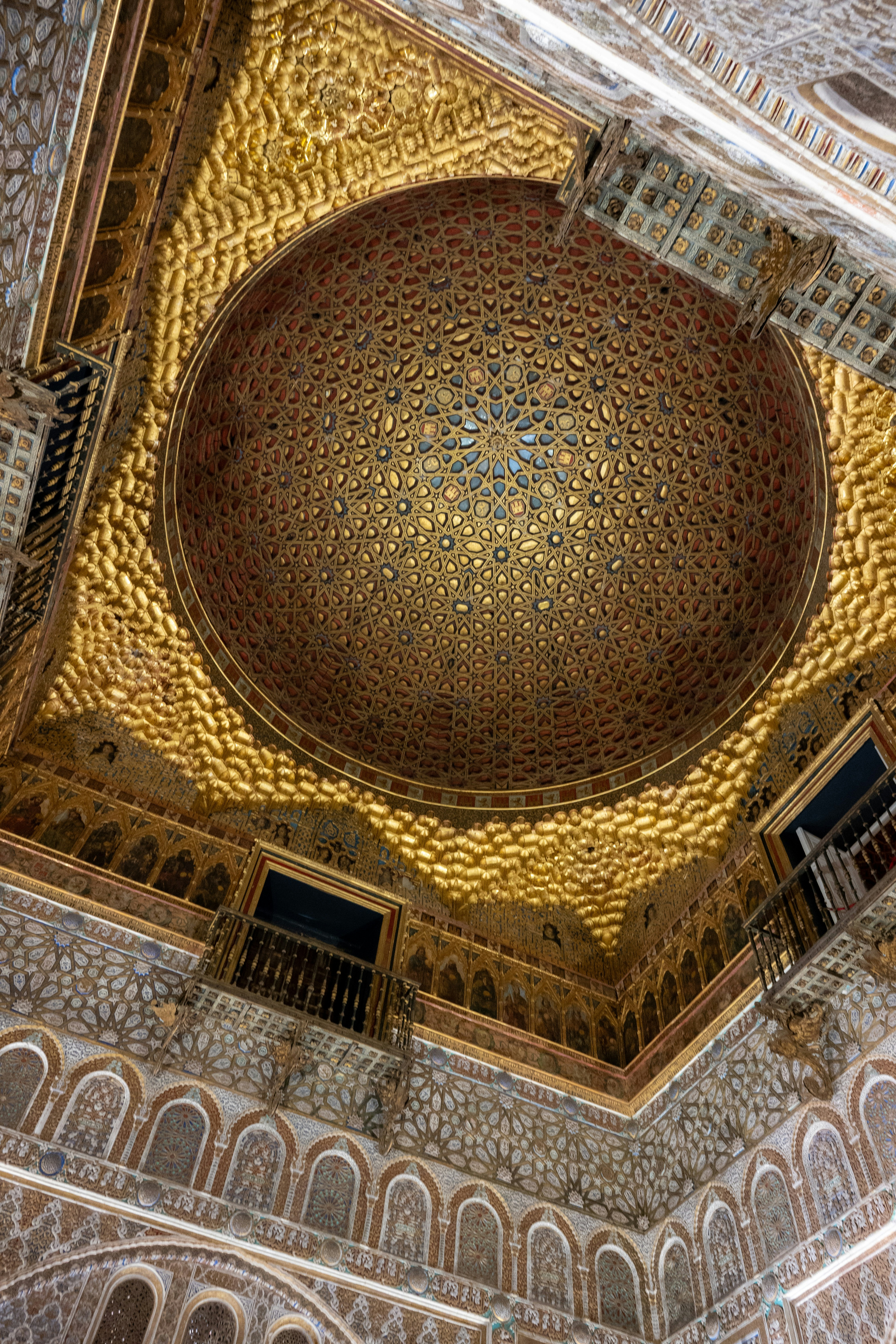 Celestial Dome: Gilded Geometry of an Interior Sanctuary