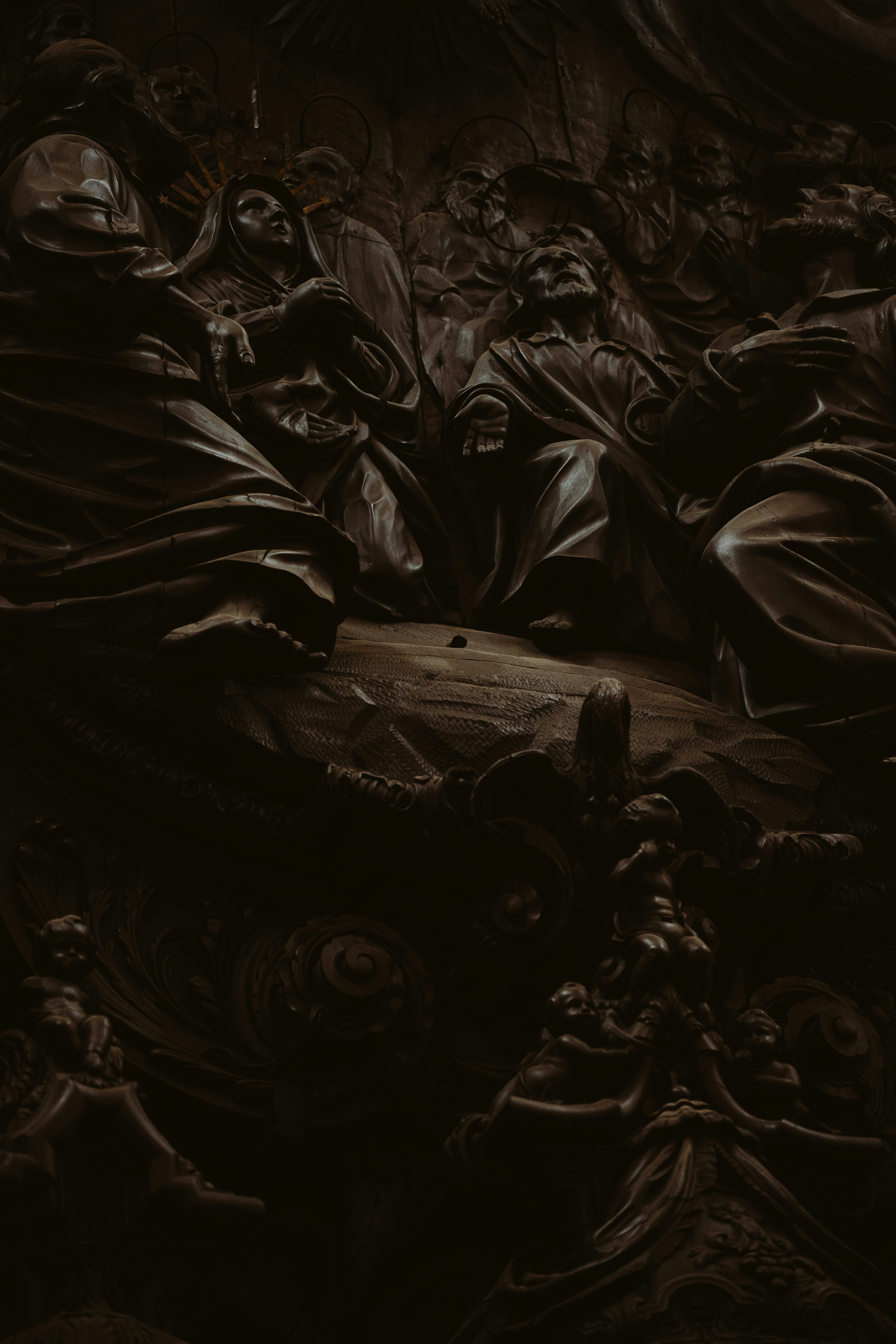 Embers of Reverence: A Darkened Allegory of a Sacred Basin