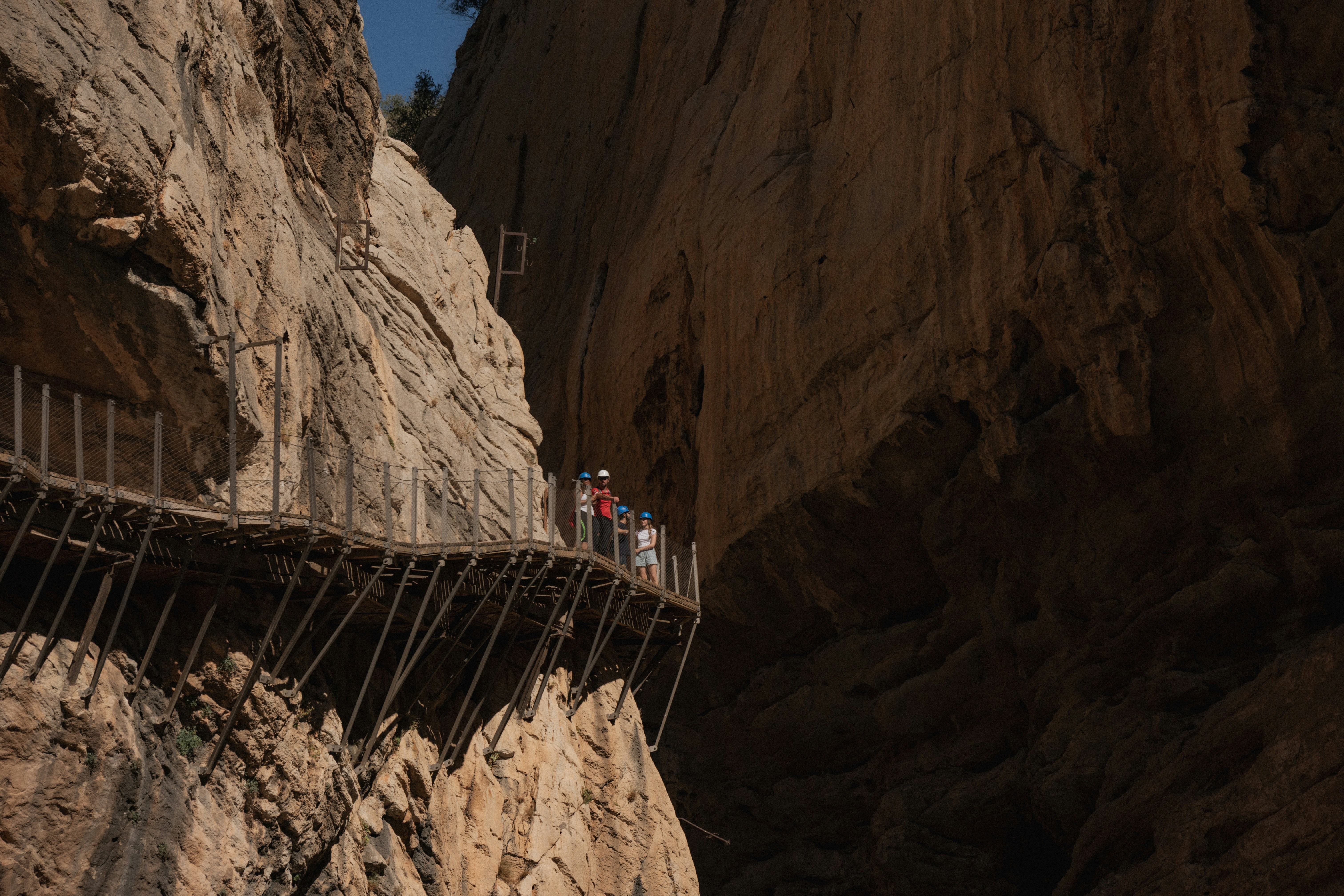Suspended Trail Above Echoing Grotto