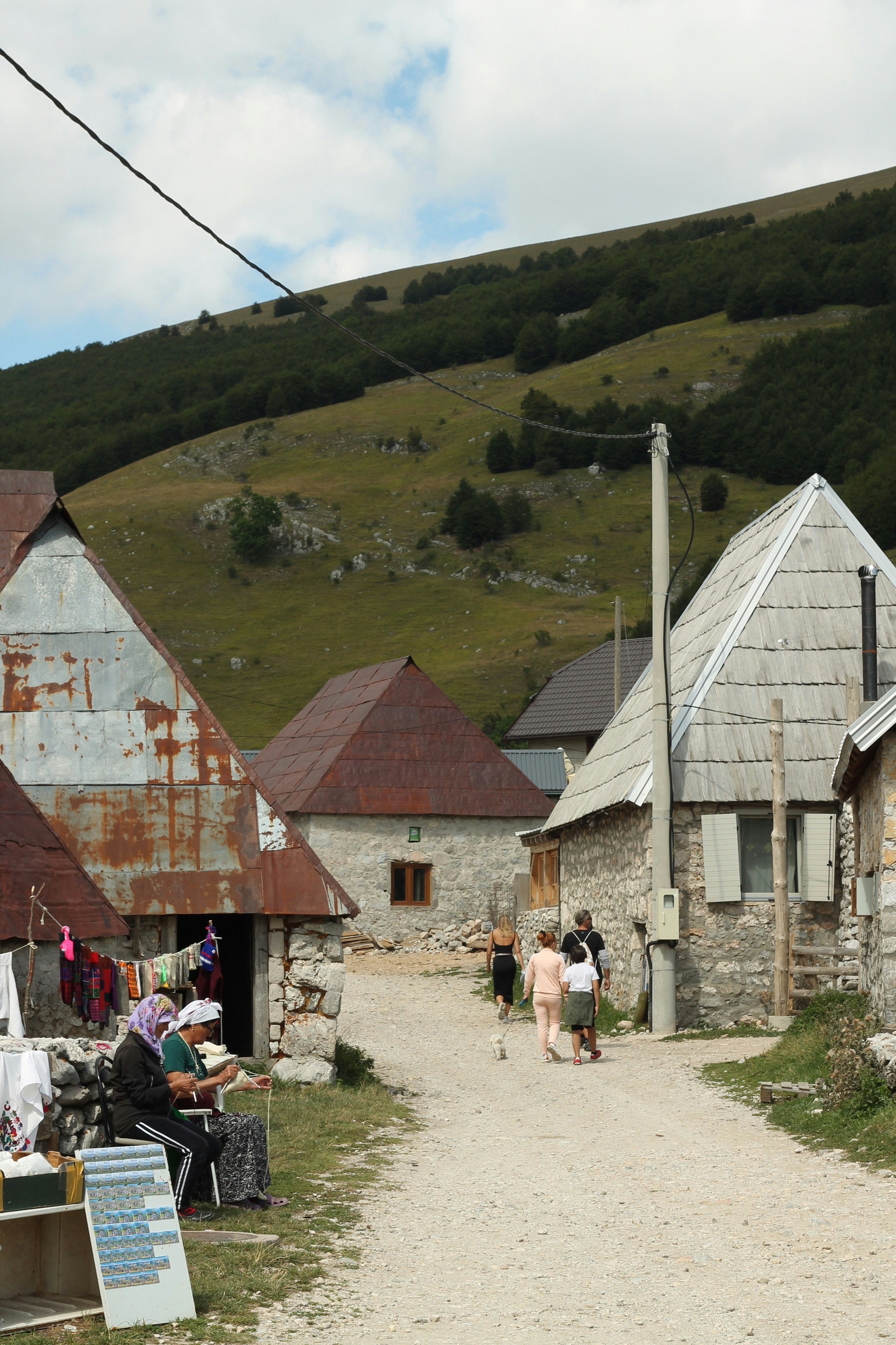 Lane Through the Mountain Village