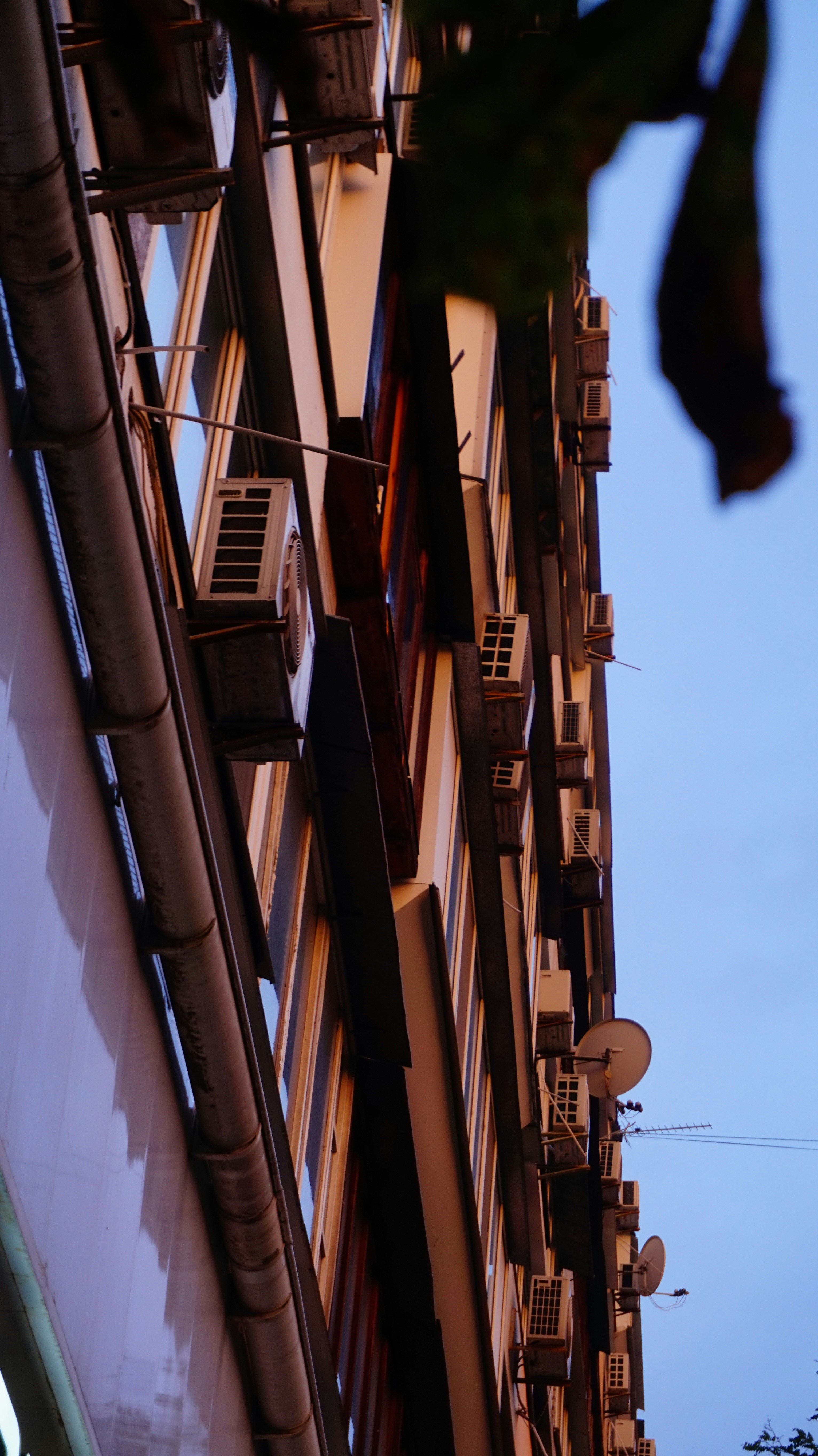 Urban Facade: A Climb of Balcony Aerials