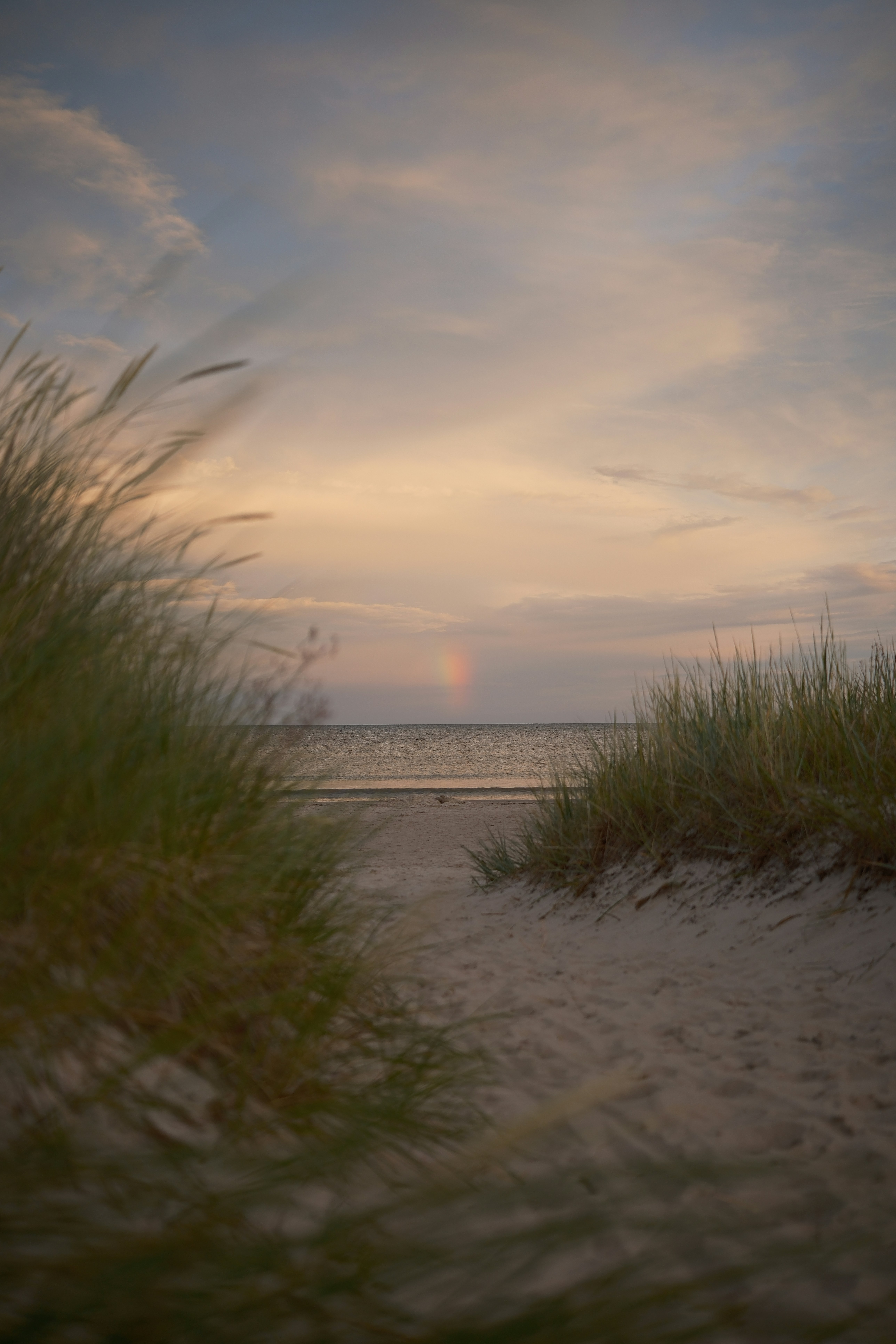 Dune-Gate to the Sea at Sunset