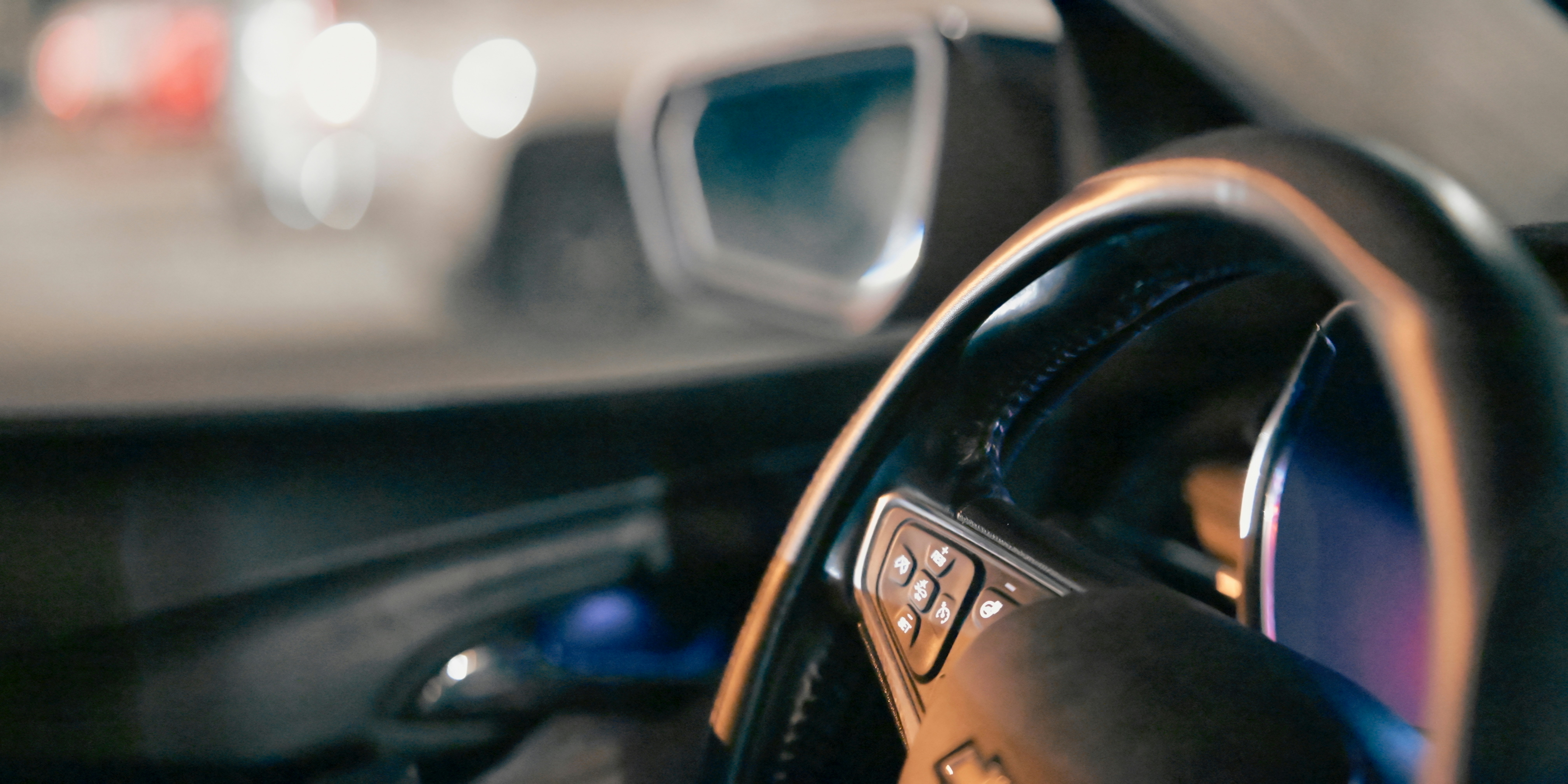 Steering Silence: A Car's Interior in Focus