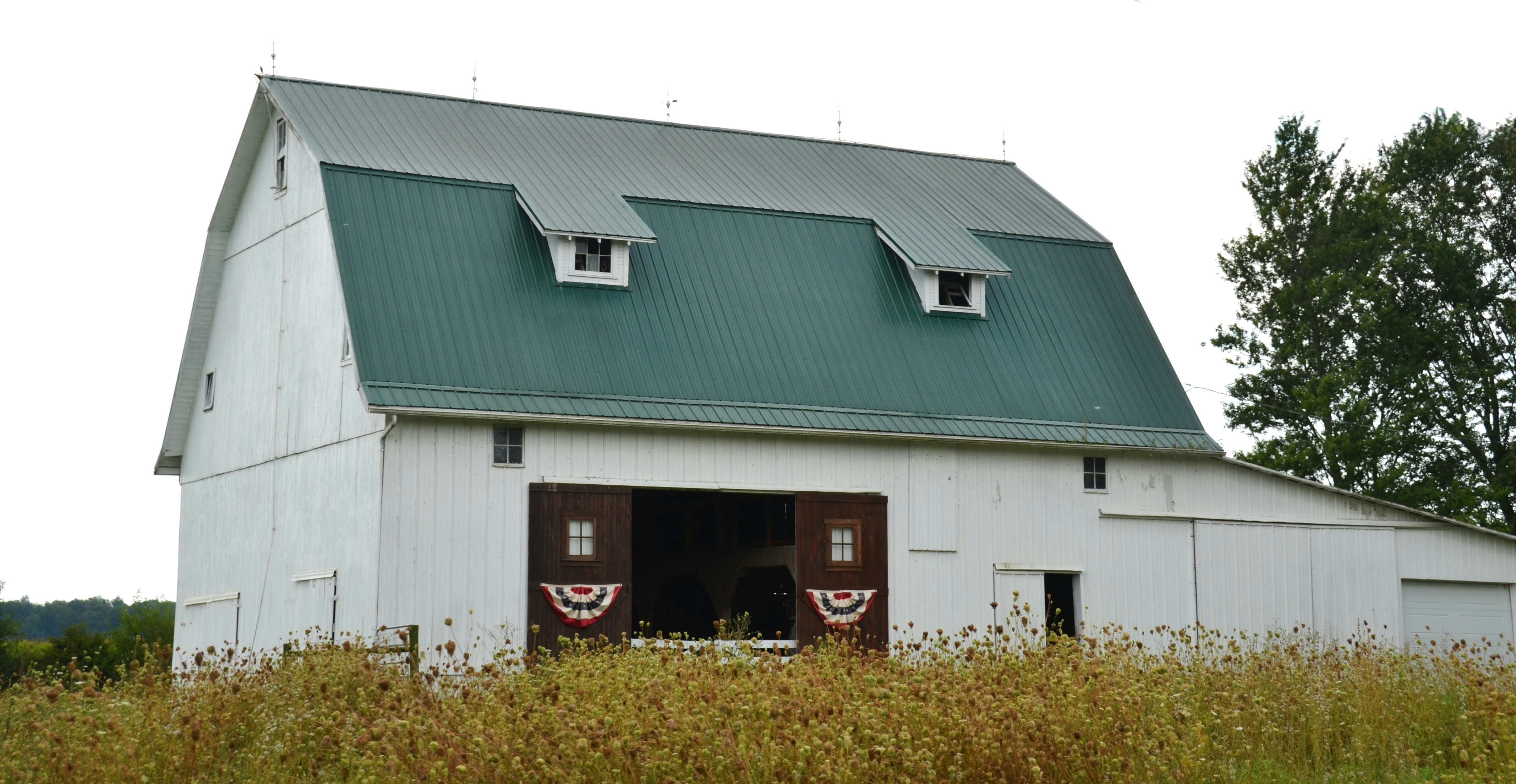 Weathered Barn in an Open Prairie