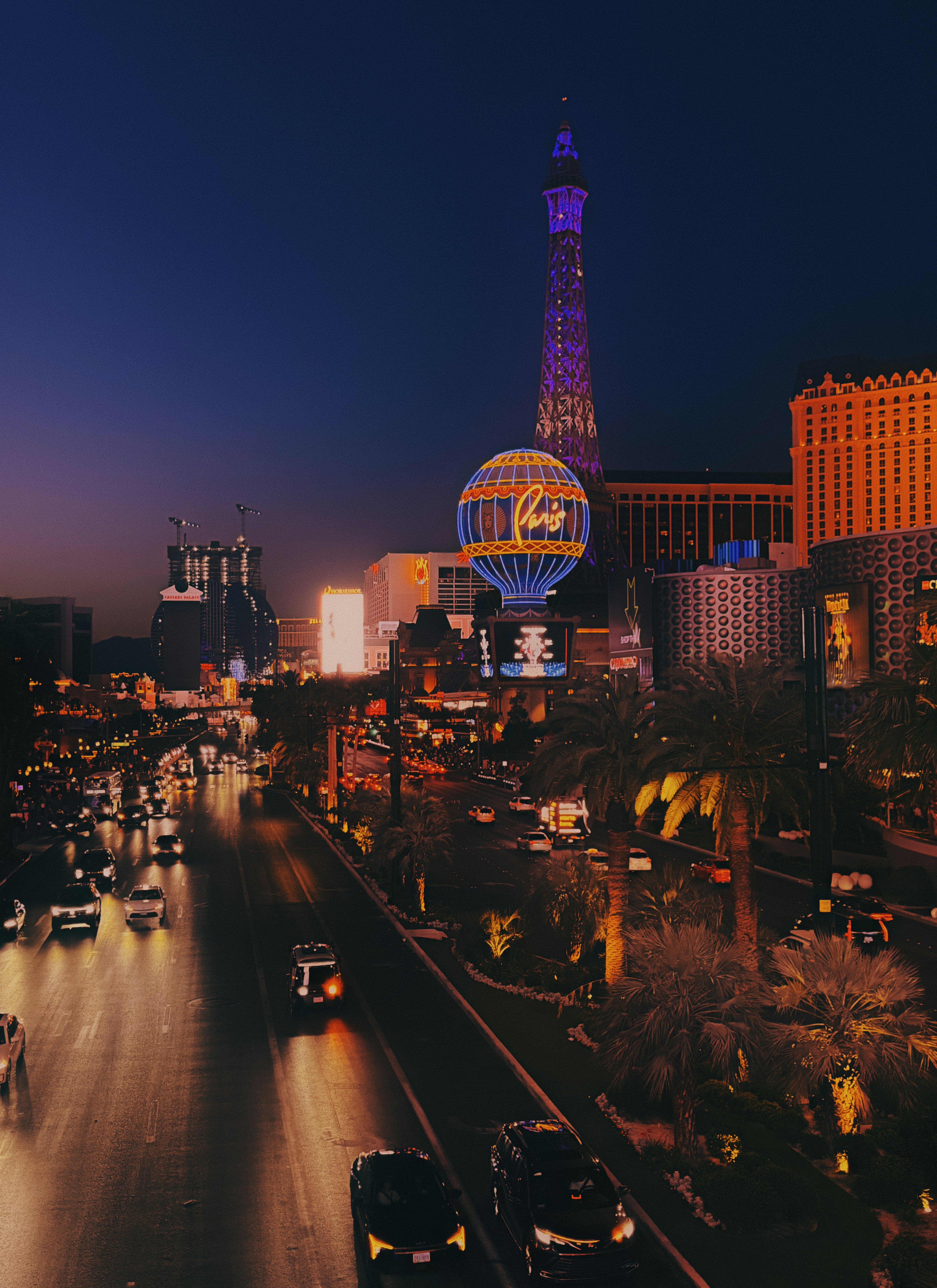 Neon Mirage Over the Strip: A Night in Las Vegas
