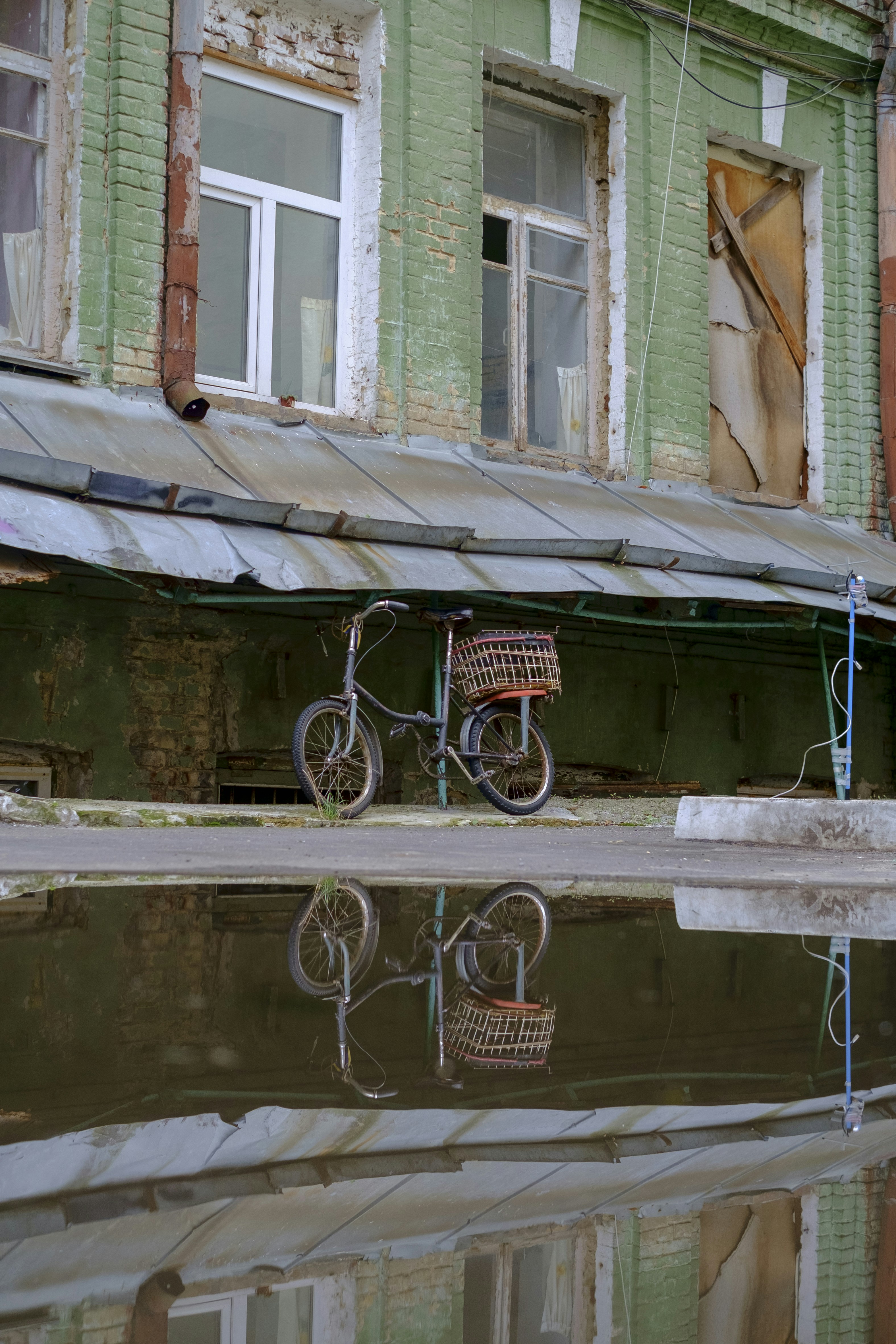 Reflections of a Quiet Stride Through Forgotten Facades