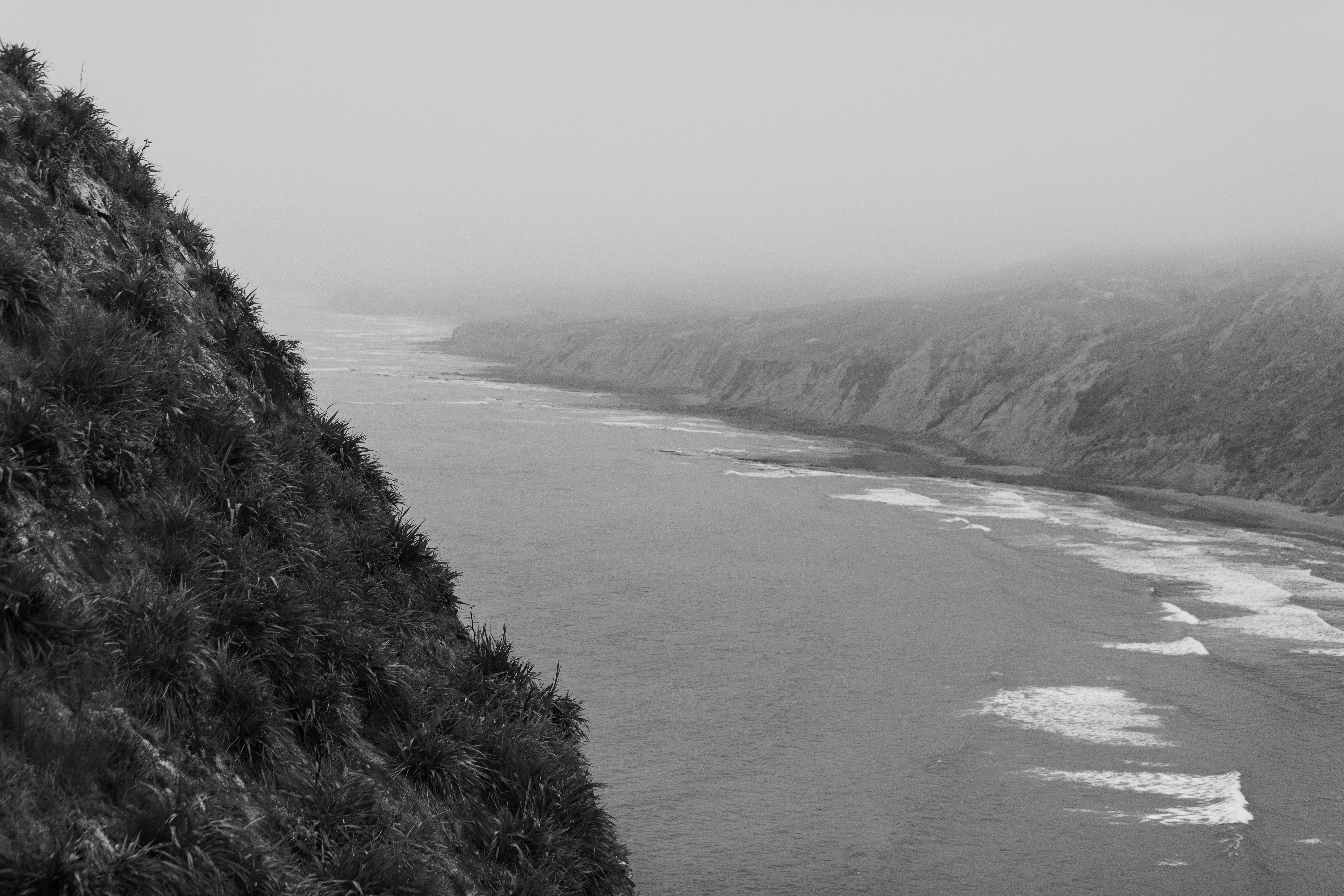 Mist over the Coastal Shelf: A Quiet Deepening of Grey