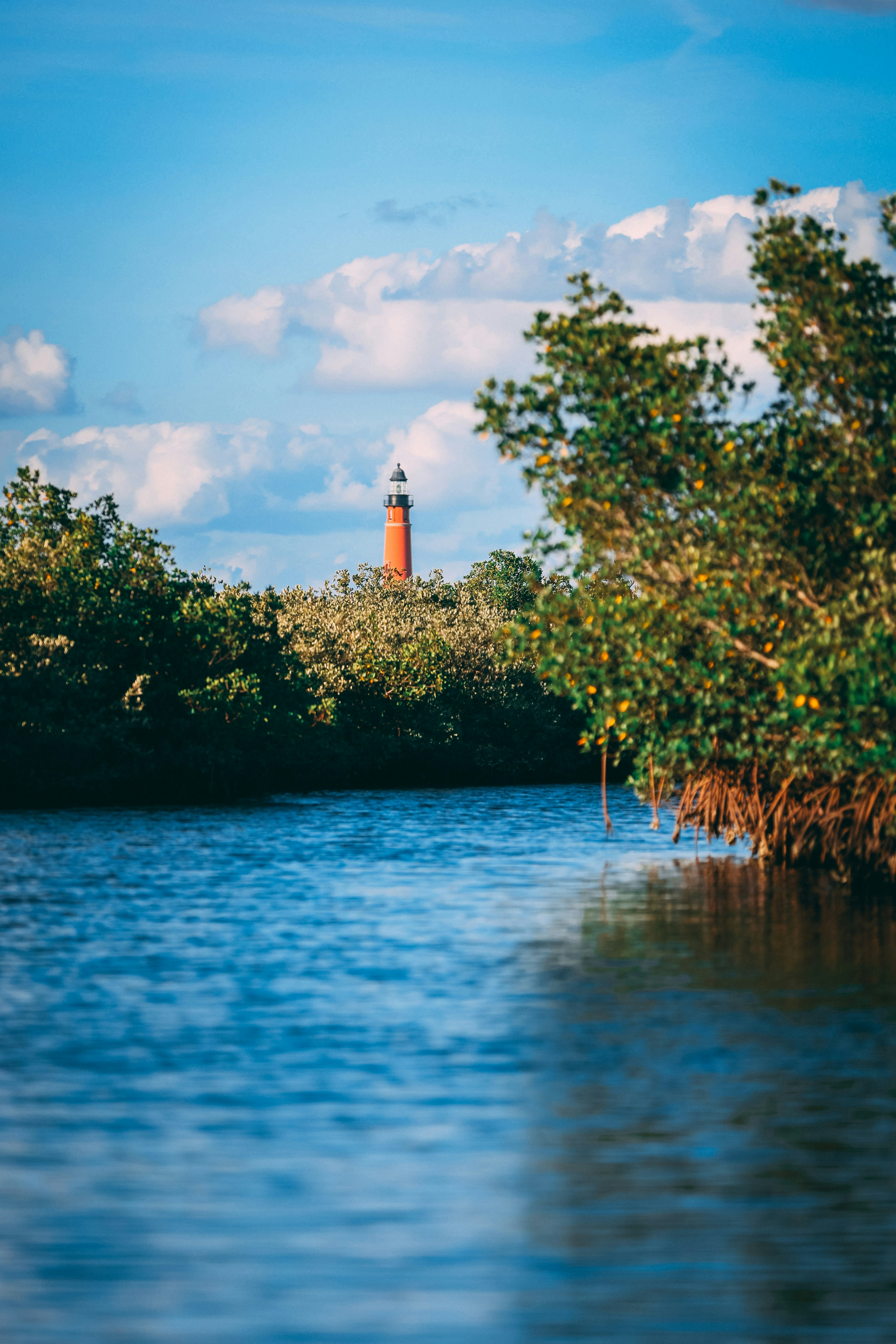Lighthouse Veil: A Coastal Quiet with Sunrise Hue