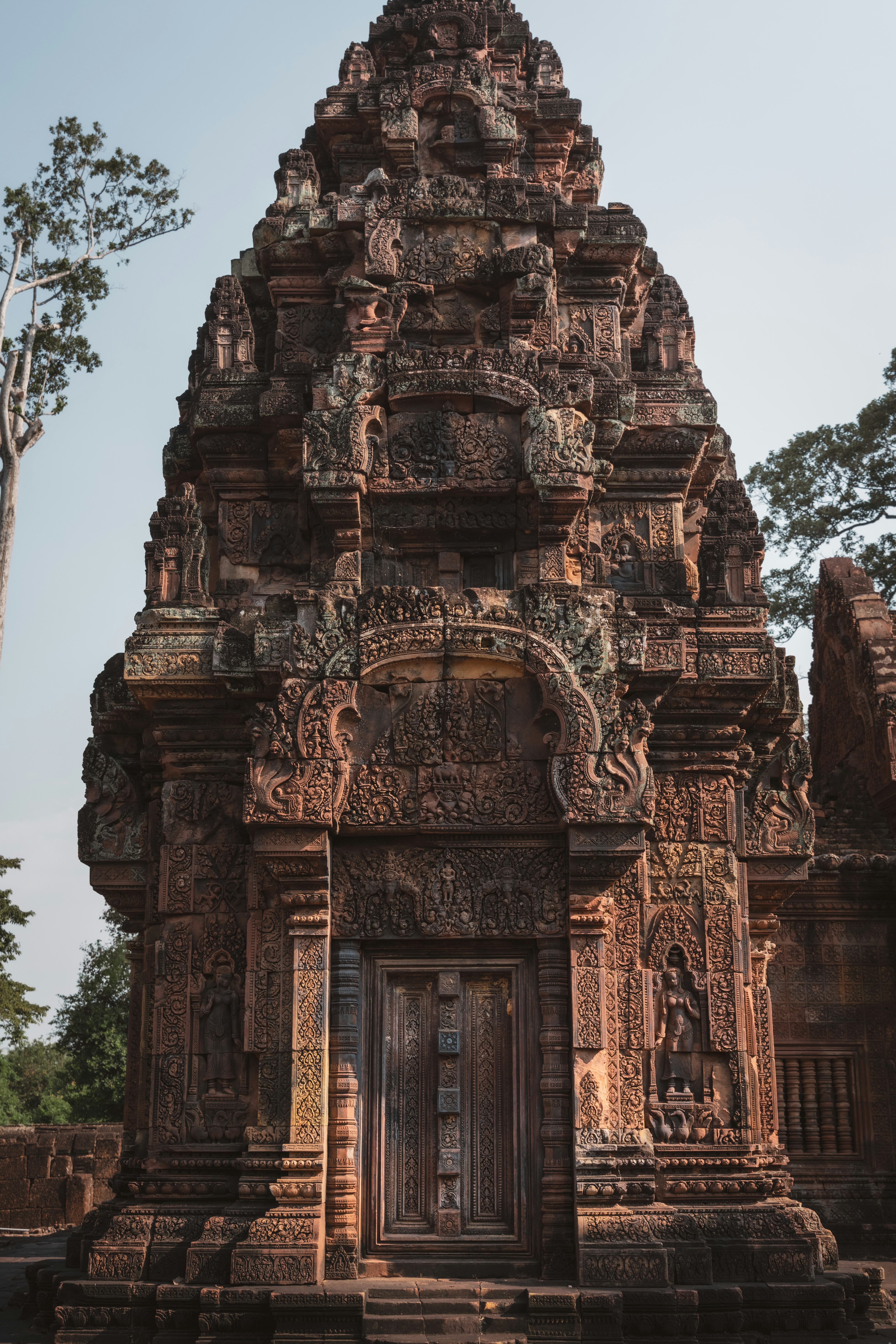 Carved Sentinel: An Ancient Temple Reaches for the Sky