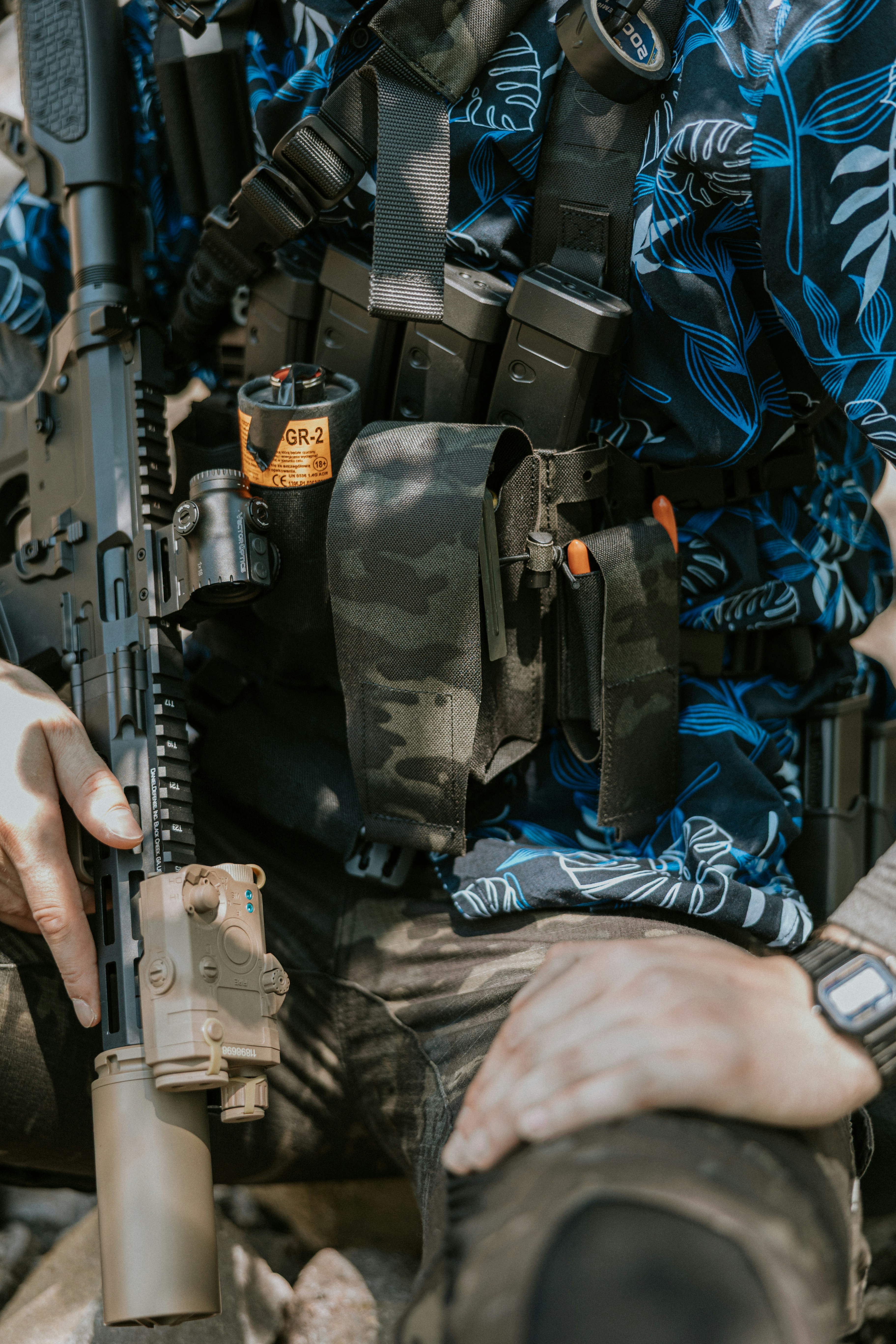Tactical Vest Detail: Tools at Hand in Field Gear