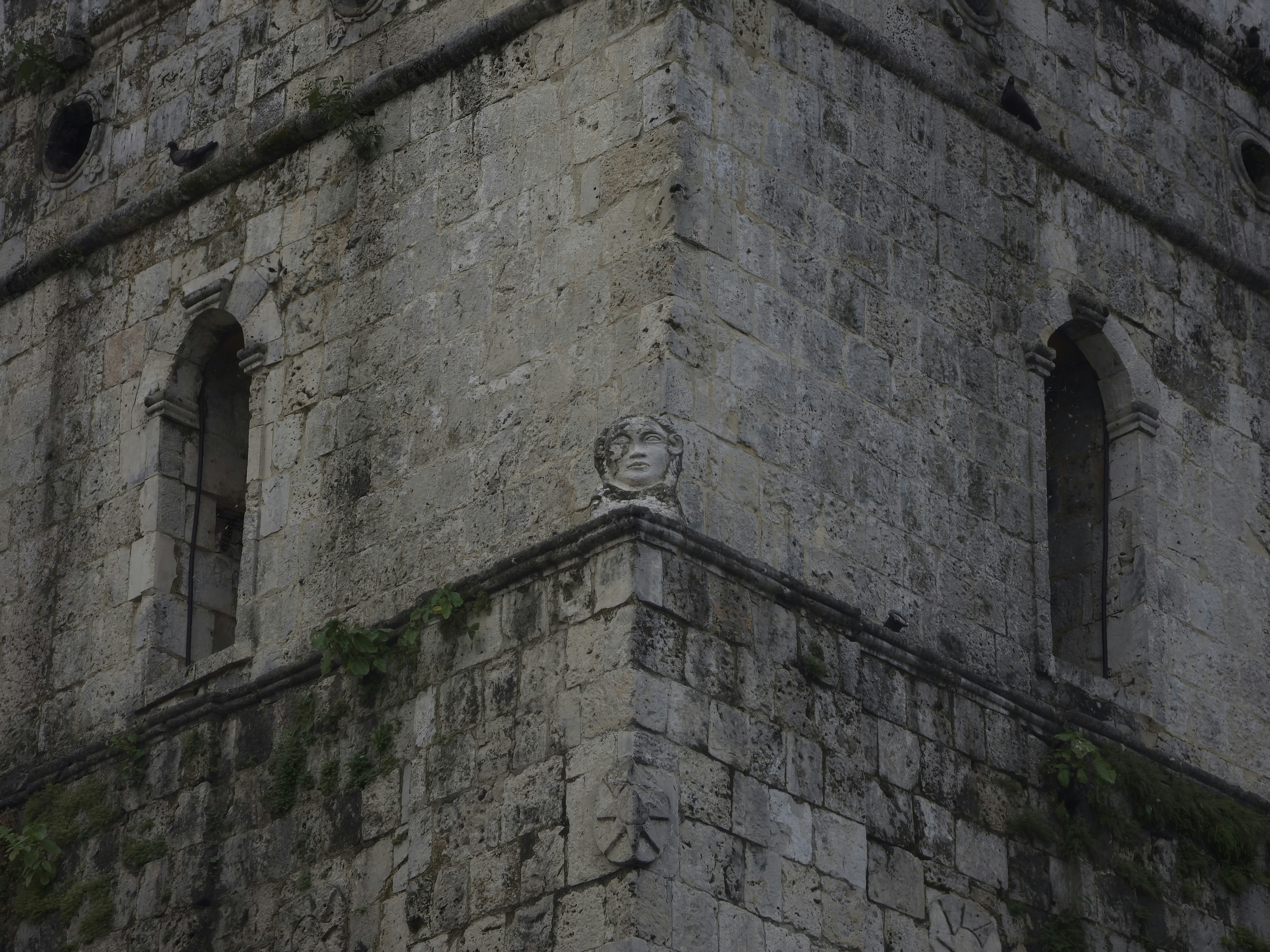 Stone Keep at Dusk: Acorner of the Ancient Fortress