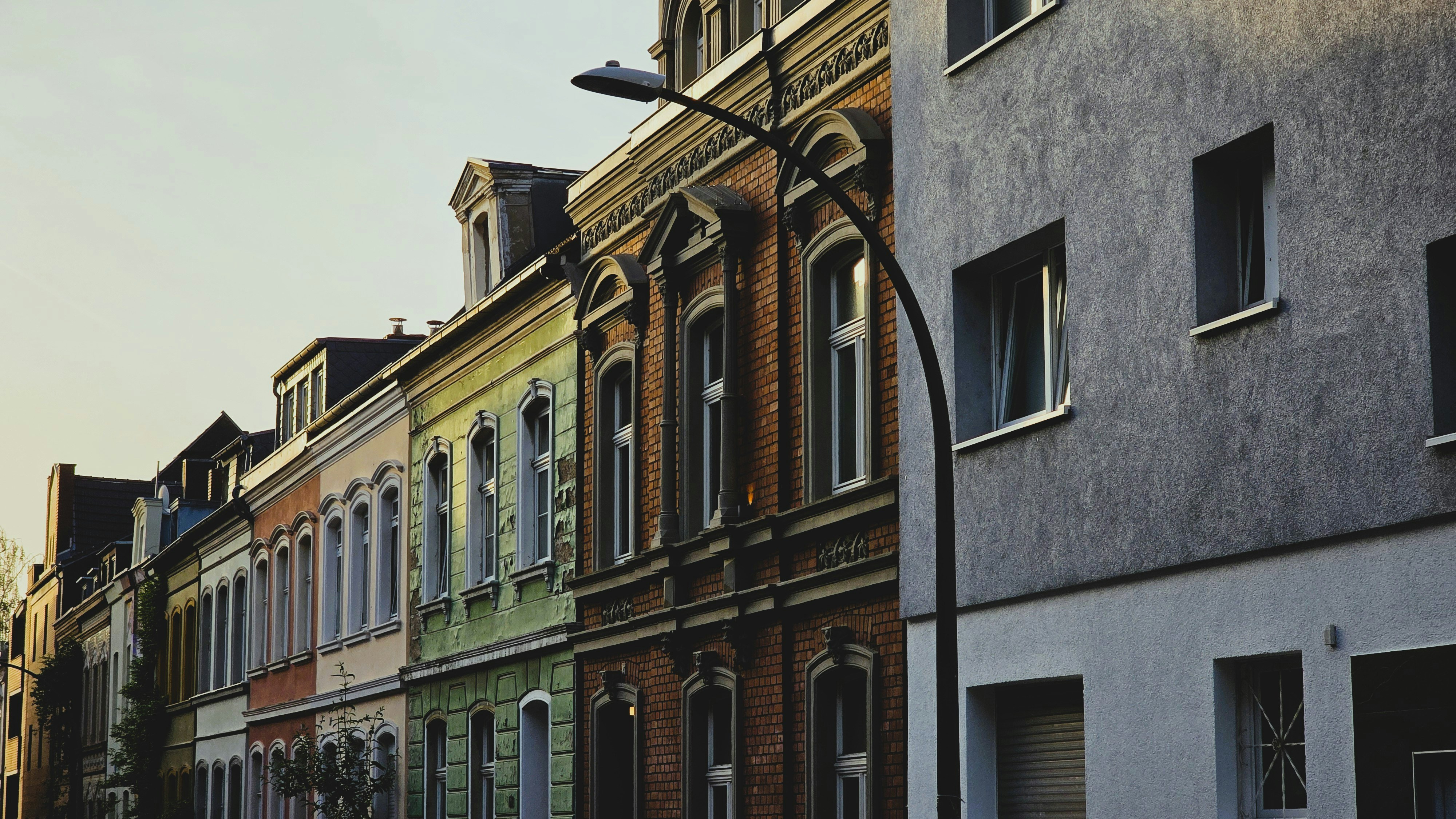 Colorful Facades in Quiet Street