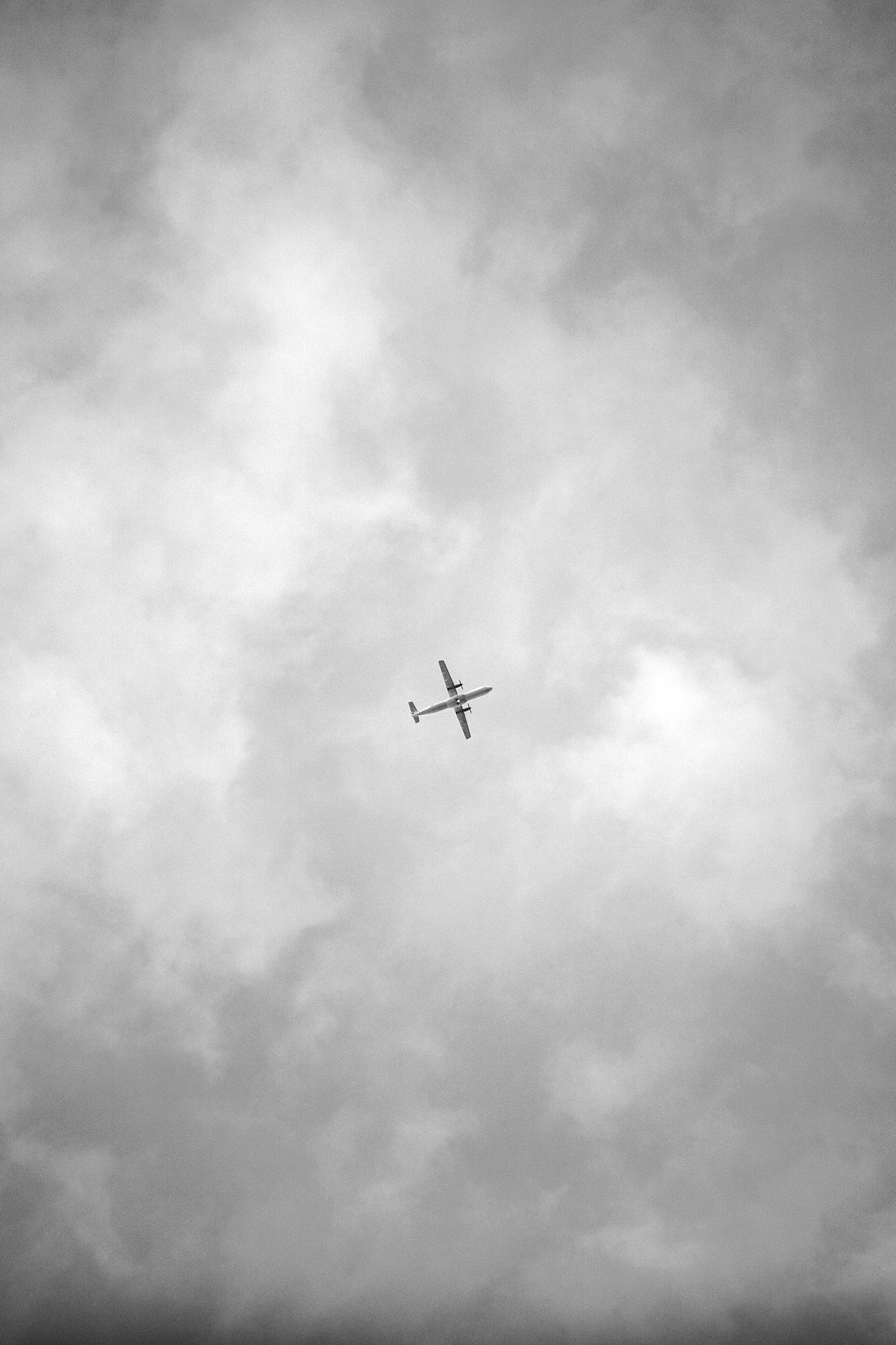 Soaring Silence: A Twin-Prop Sess Aerial in Overcast Light