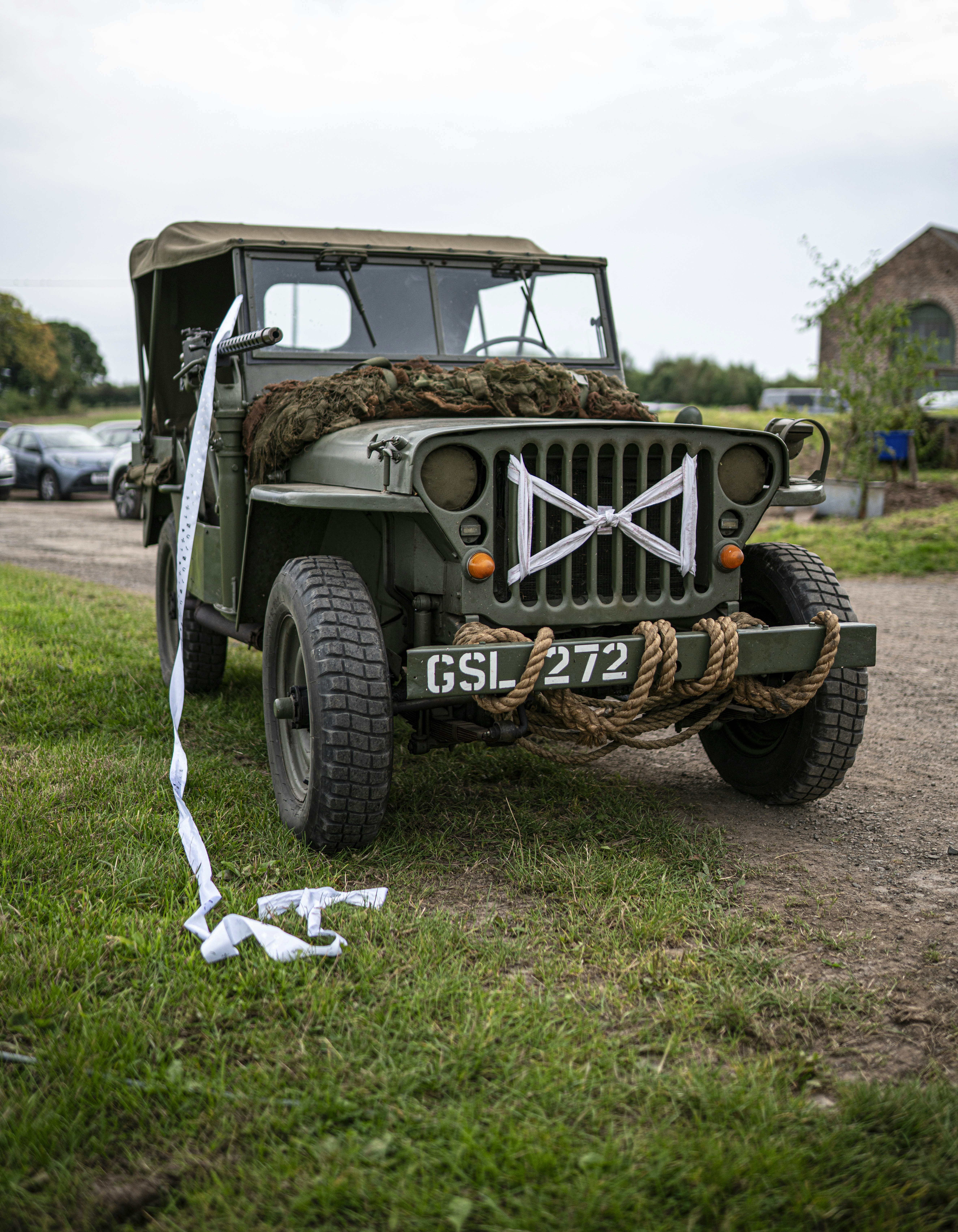 Rust and Rope: A Restored Jeep in Quiet Parking