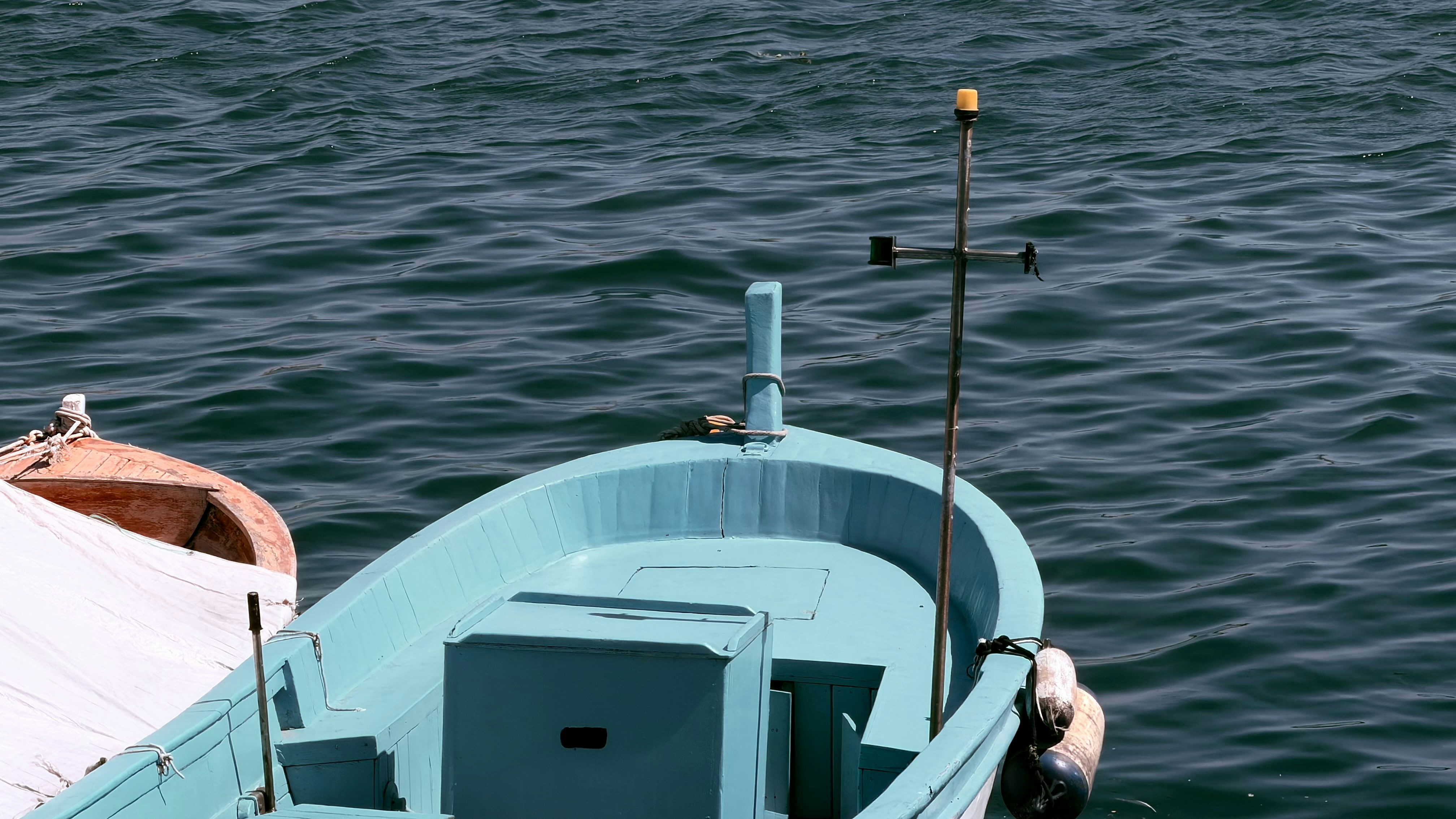 Teal Bow of Quiet Seas