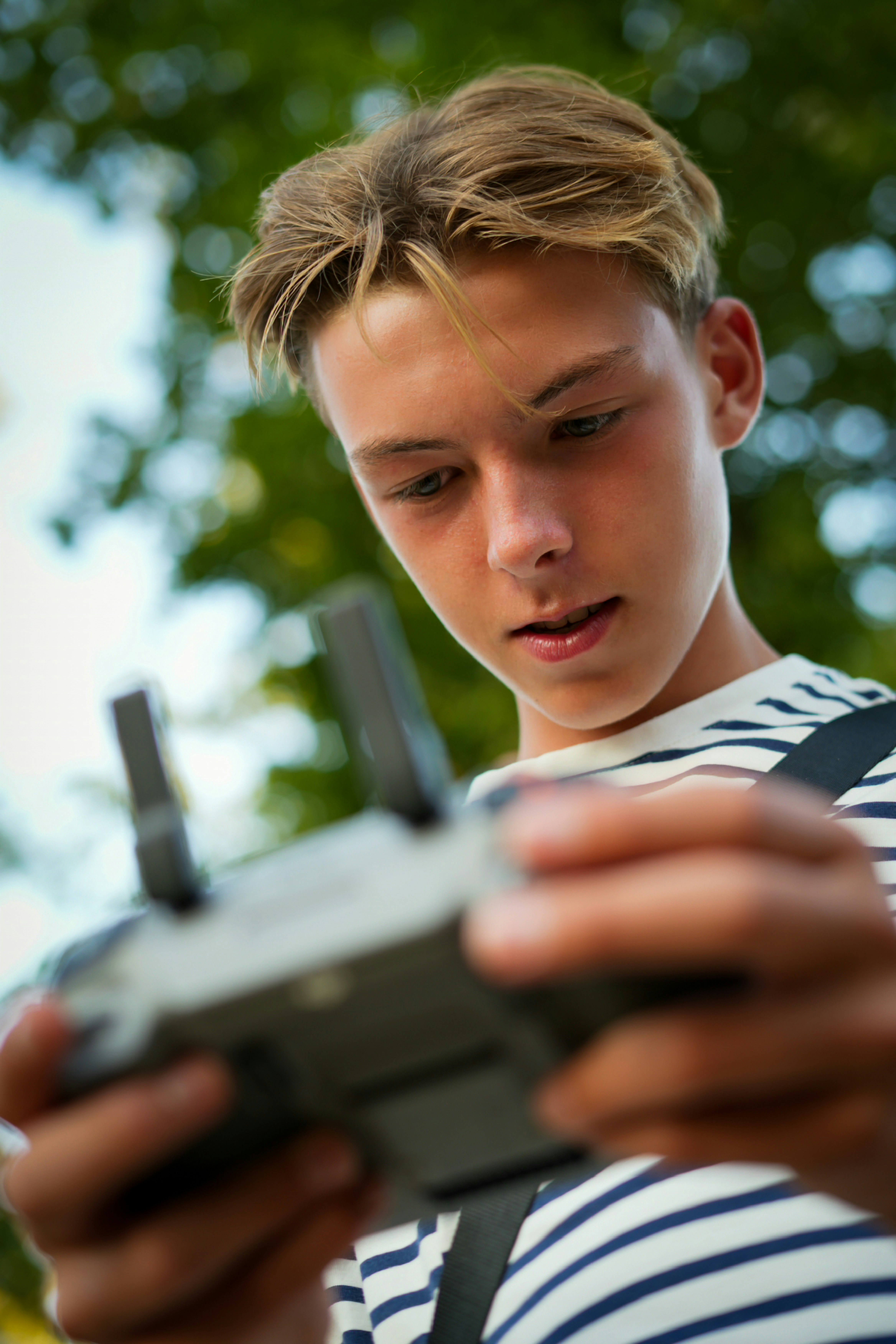 Focused Play: A Teen Operator Controls the Airwaves
