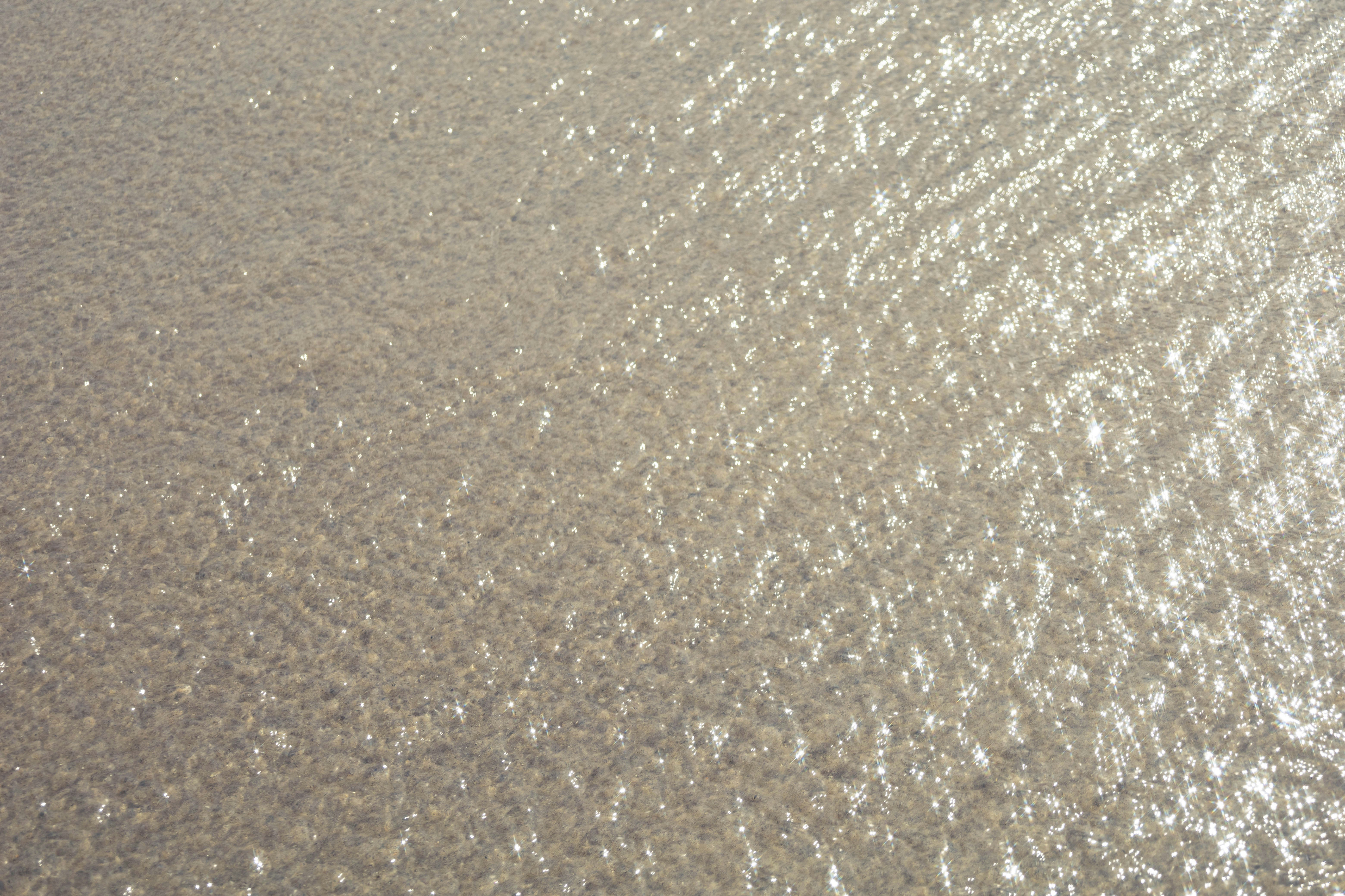 Glittering Tide: Sunlit Ripples on a Quiet Shore