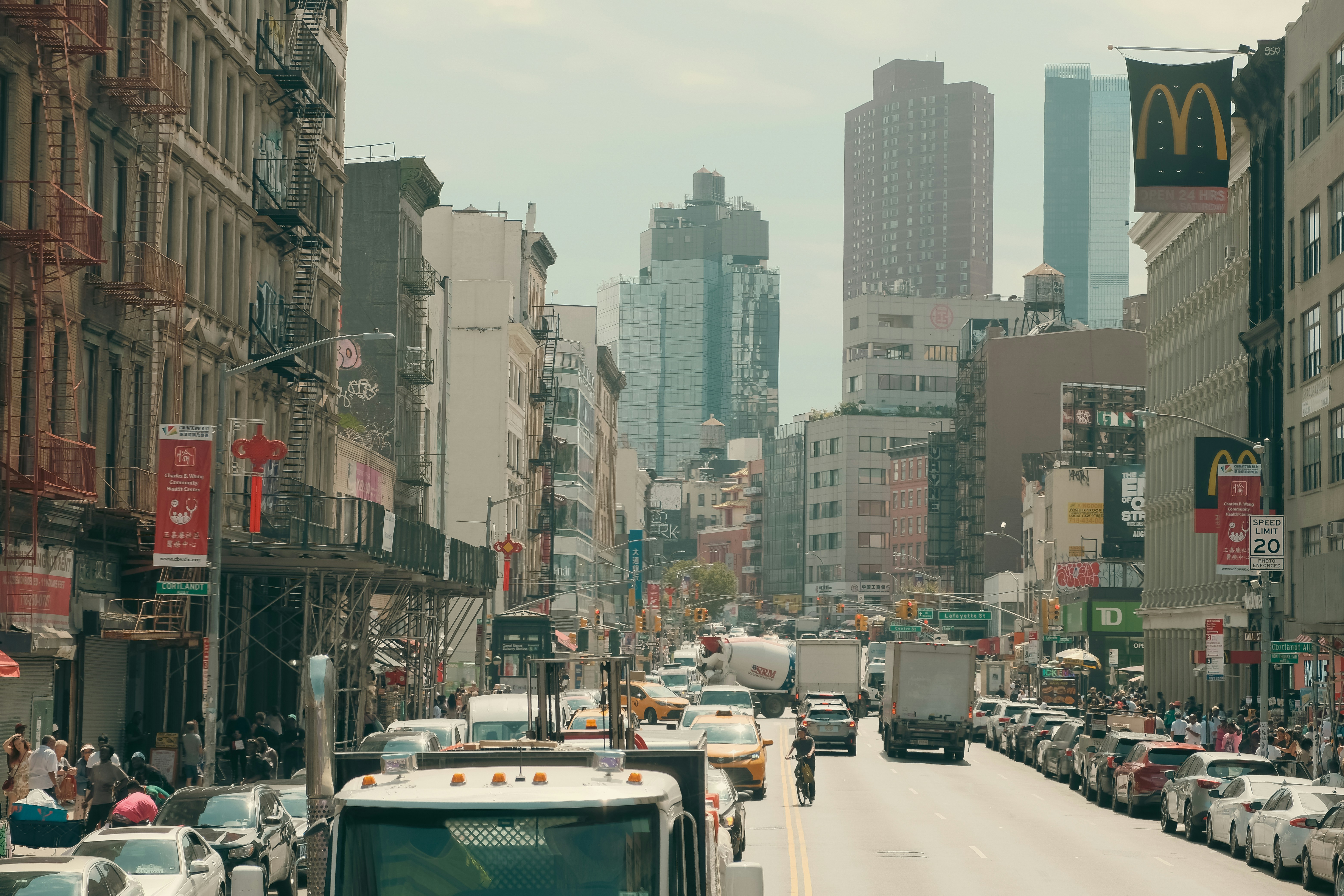 Urban Carcade: A Busy Street in Motion